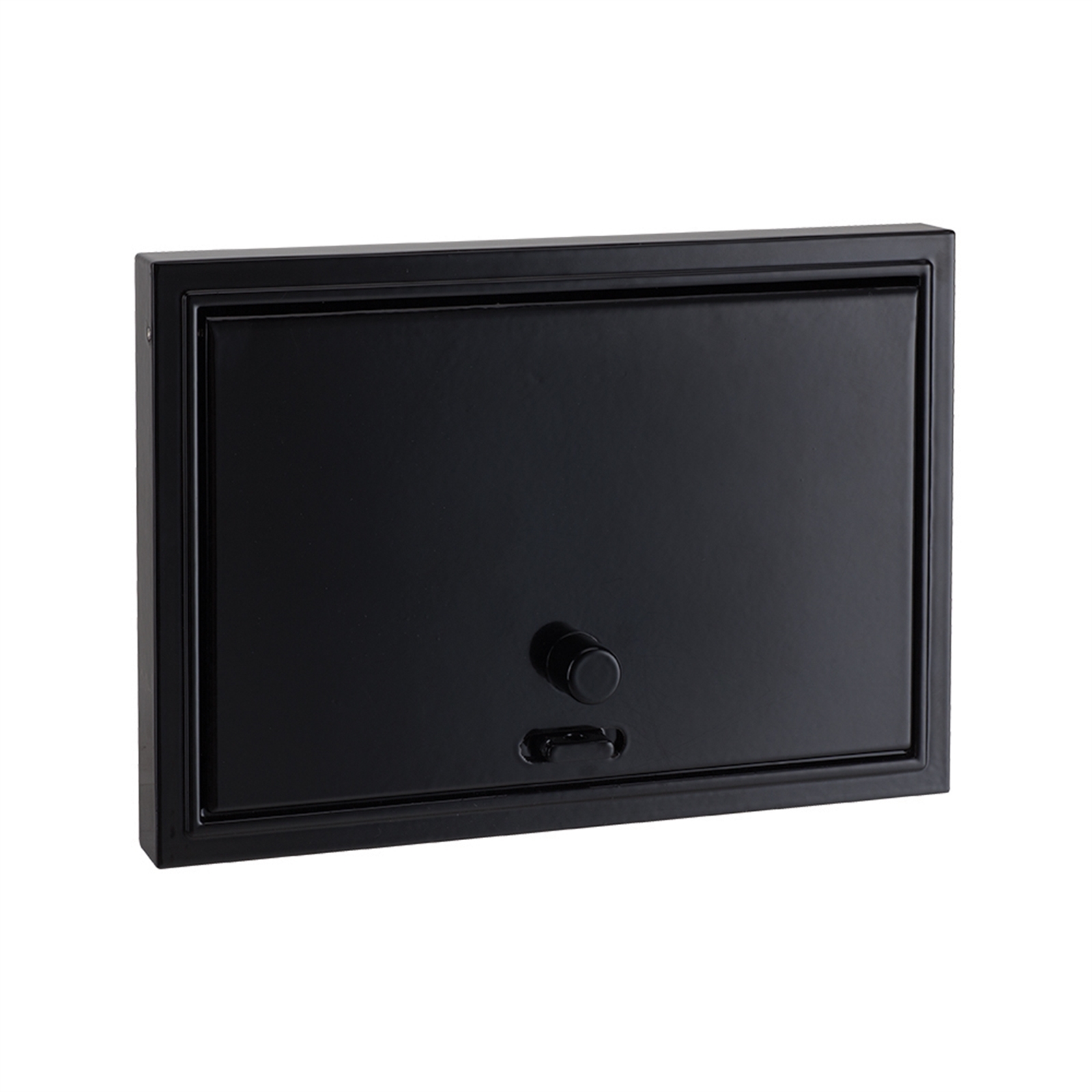 Sandleford Black Lazio Brick Insert Rear Opening Letterbox - Bunnings ...