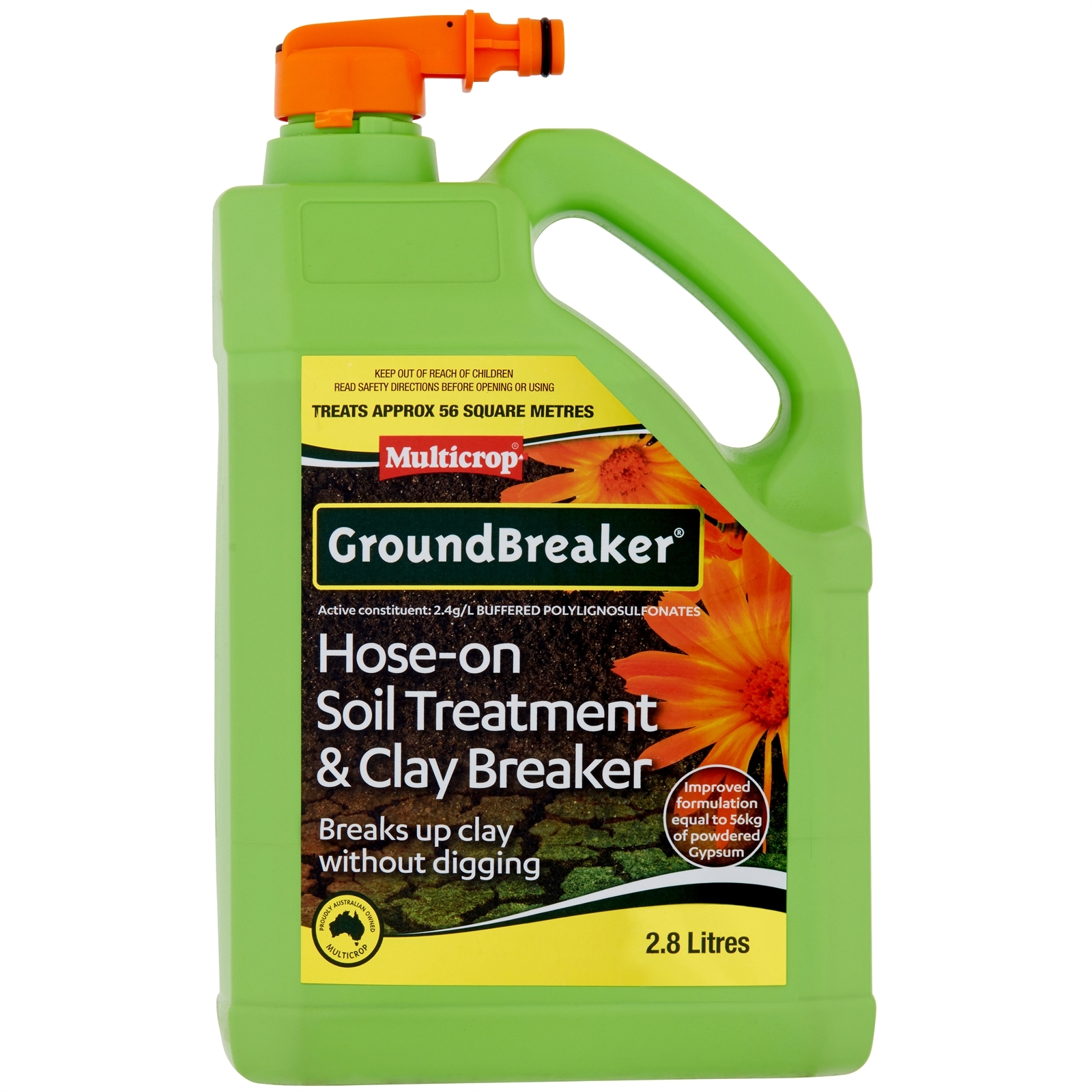 Multicrop 2.8L Groundbreaker Hose-On Soil Treatment And Clay Breaker ...