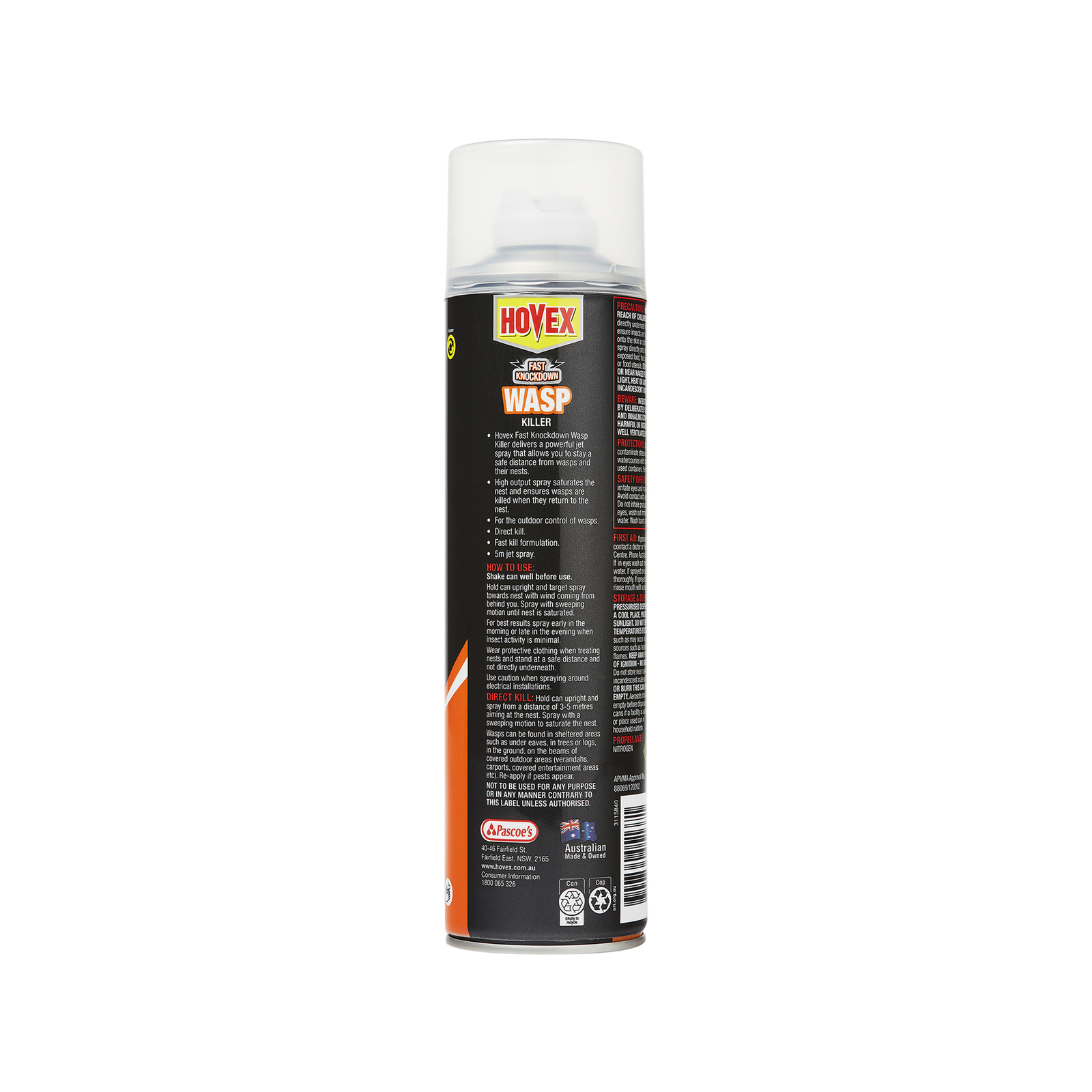 Hovex 350g Fast Knockdown Wasp Killer - Bunnings Australia