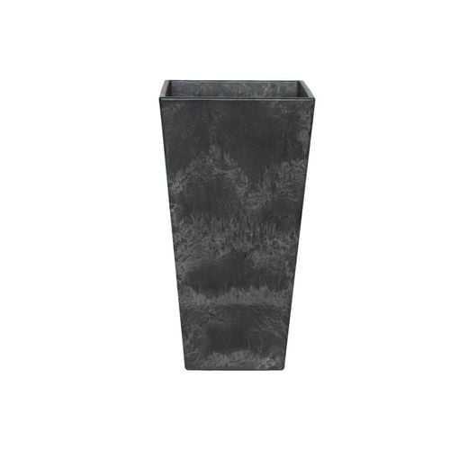 Tuscan Path 70cm Black Stone Art Ella Vase Pot - Bunnings Australia