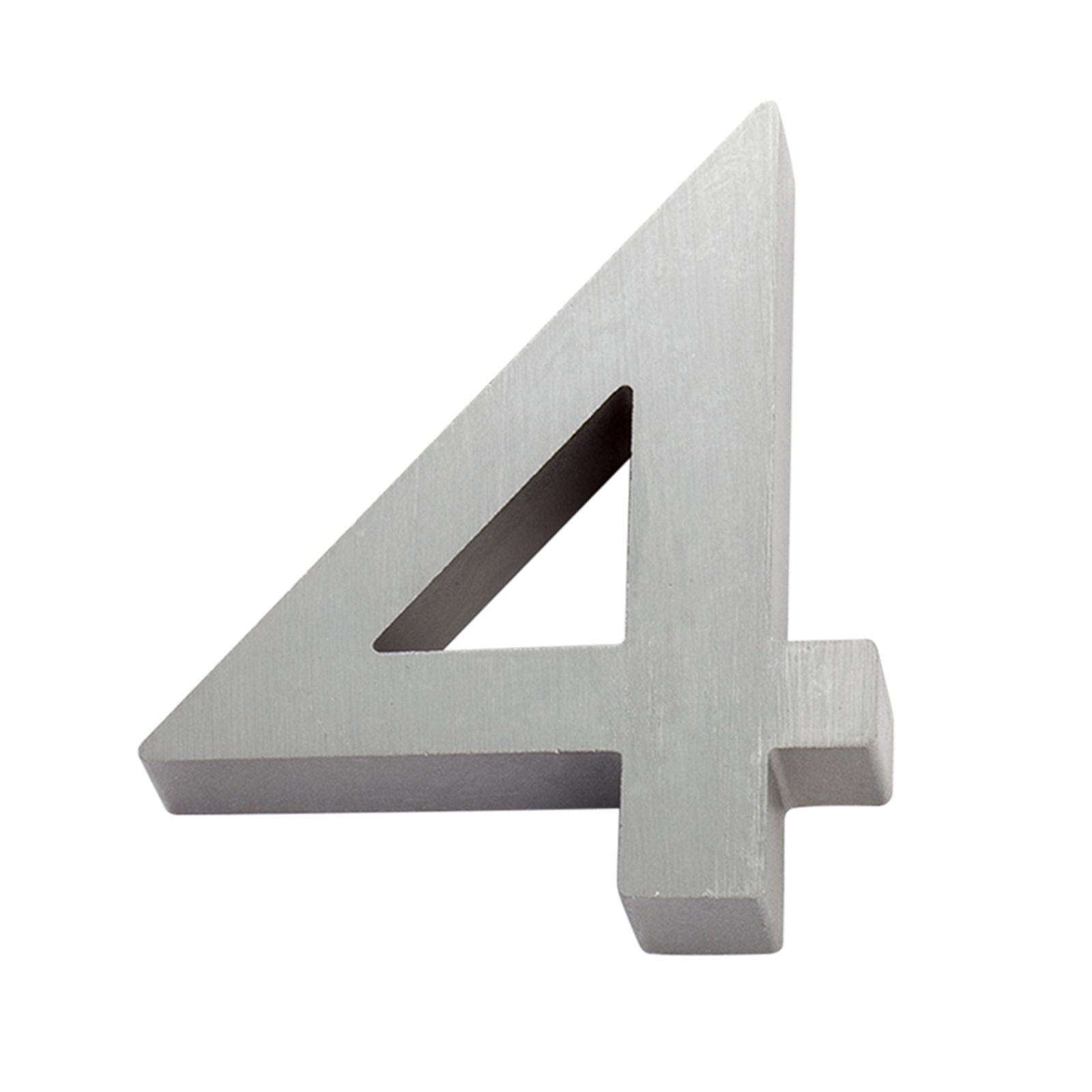 Sandleford 100mm Aluminium Edge House Number 4 - Bunnings Australia