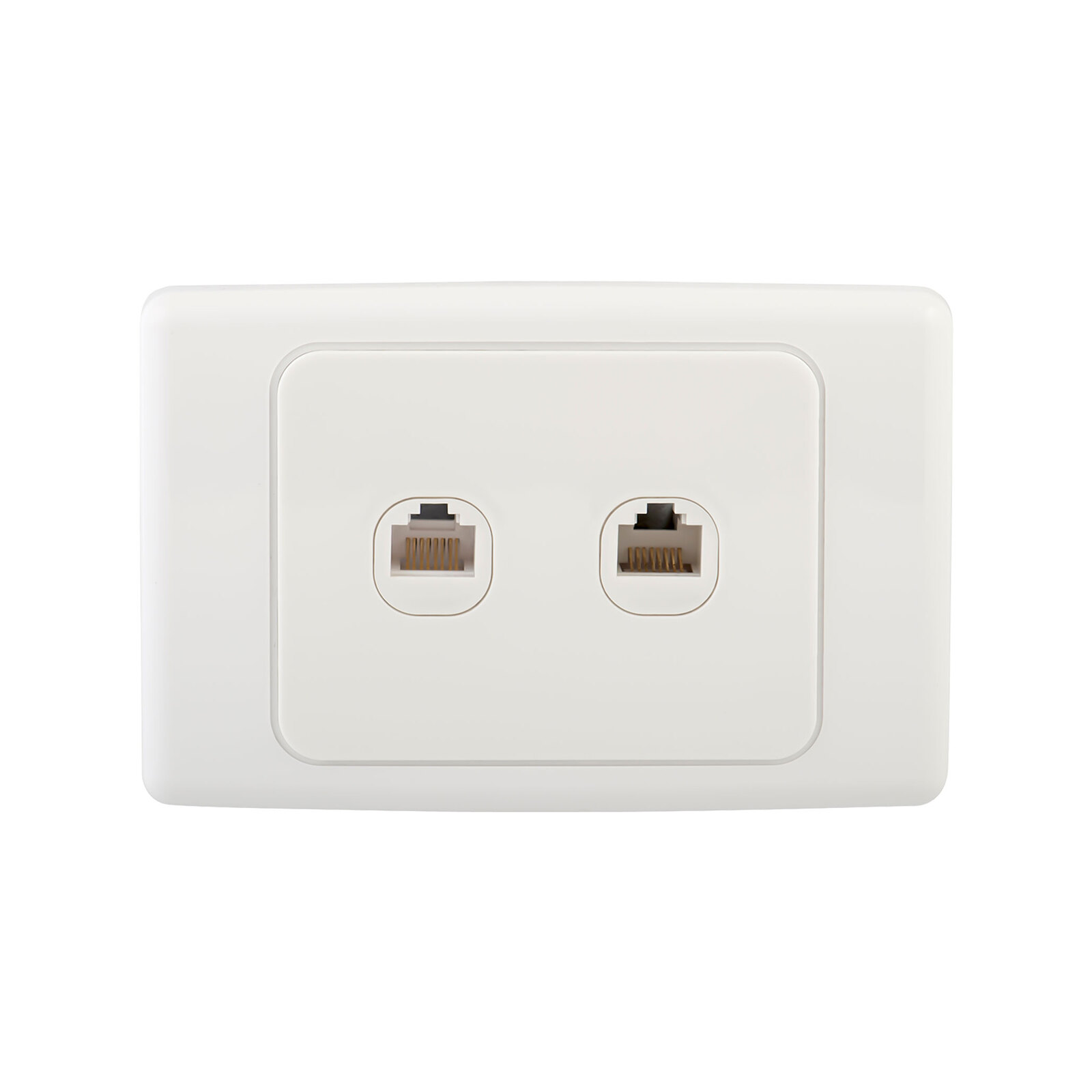 DETA Cat 6 Double Ethernet RJ45 Outlet - Bunnings Australia
