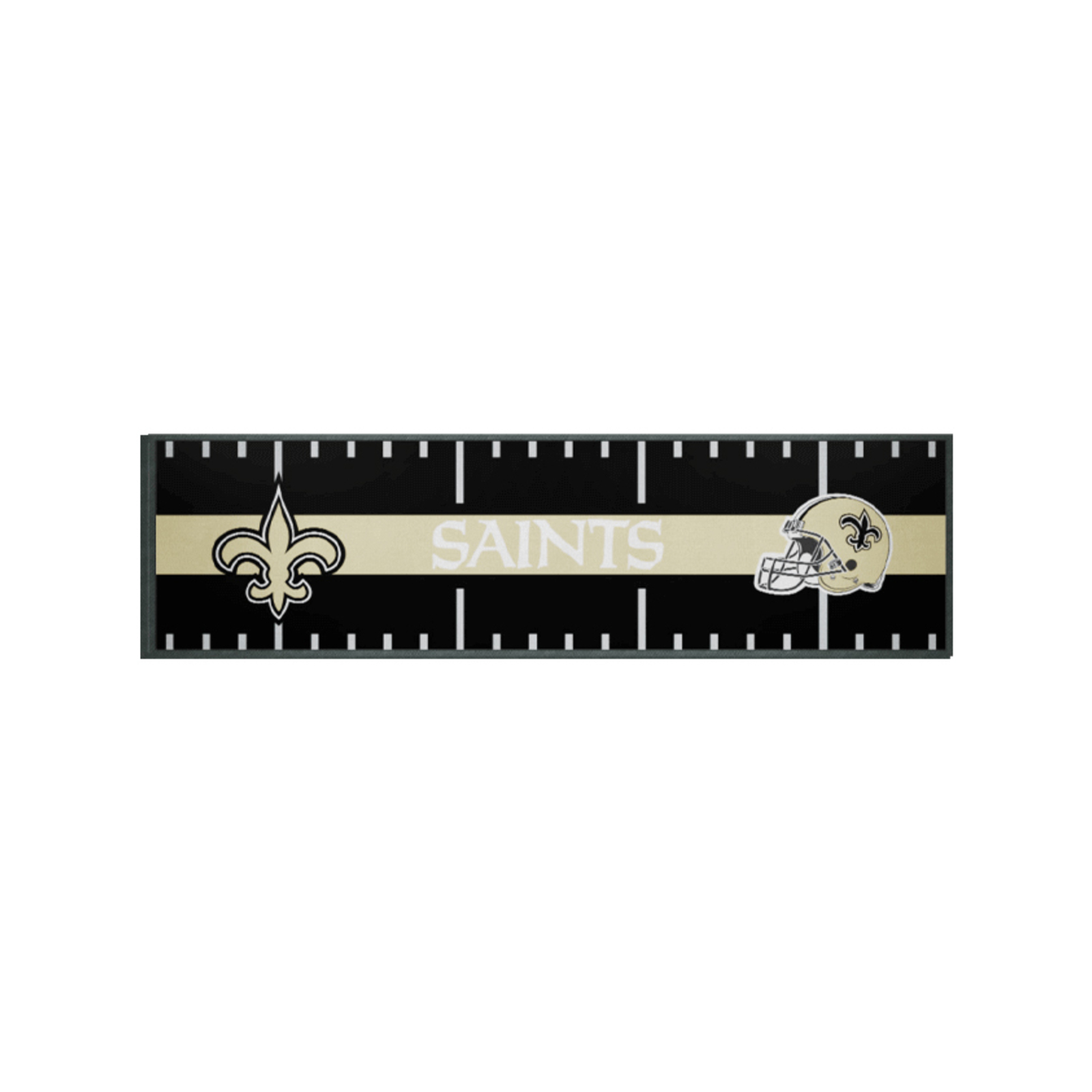 NFL New Orleans Saints Bar Runner Counter Top Mat 89x24cm - Bunnings ...