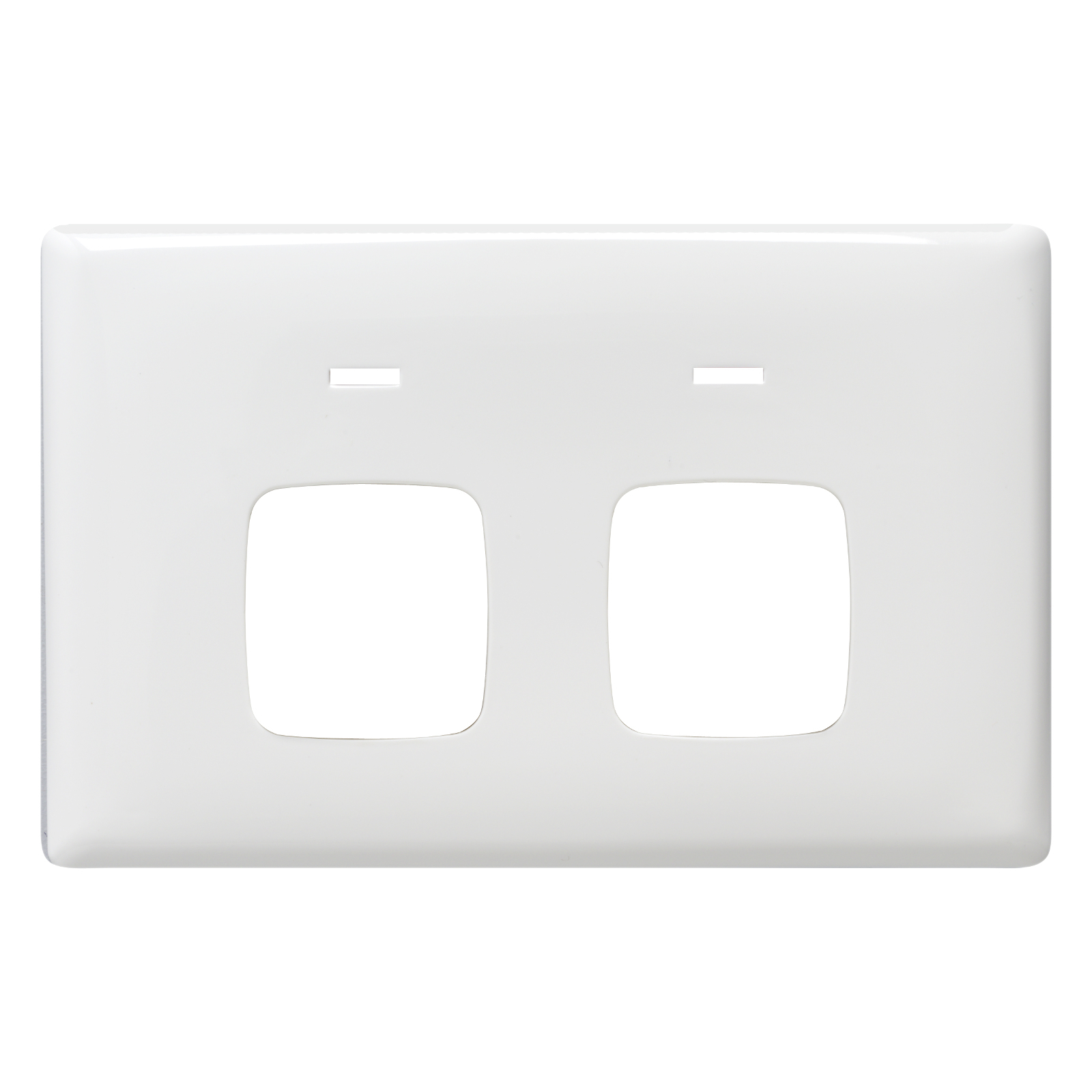 HPM LINEA Double Autoswitch Powerpoint Coverplate - White - Bunnings ...