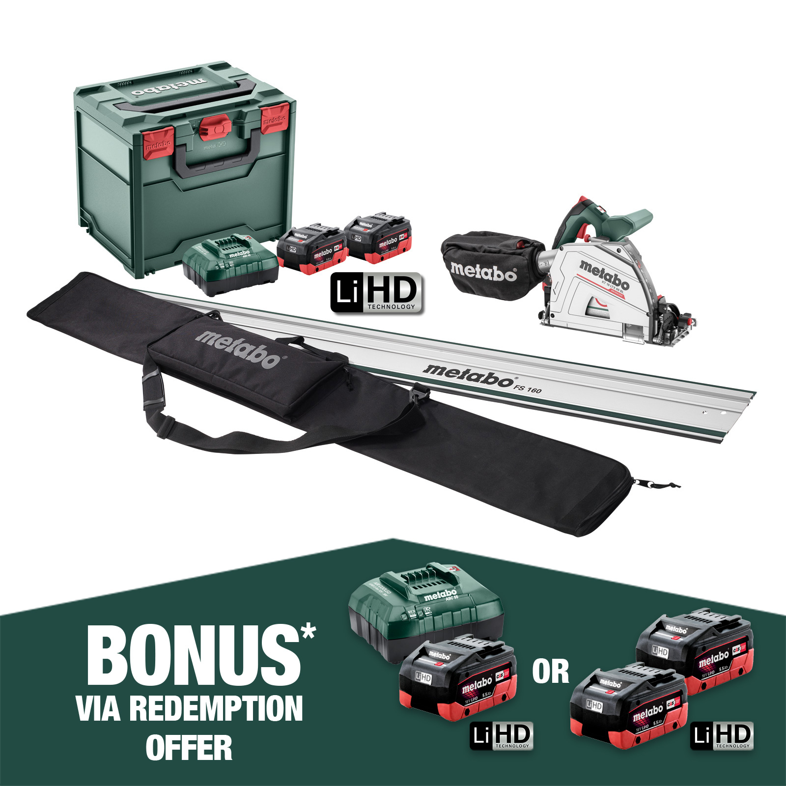 Metabo 18V Plunge Saw Kit AU60186601 - Bunnings Australia