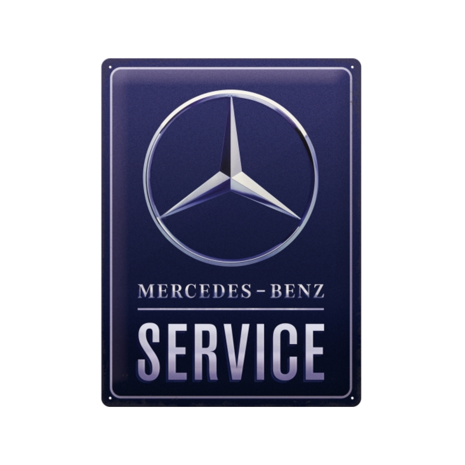 Nostalgic-Art Large Sign Mercedes Service Blue - Bunnings Australia