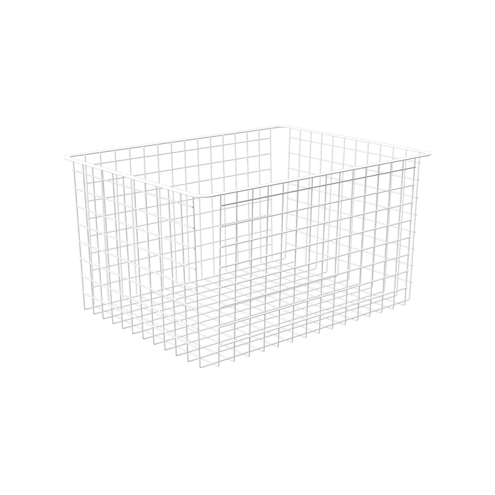 Flexi Storage Home Solutions White 3 Runner Wire Basket - Bunnings ...