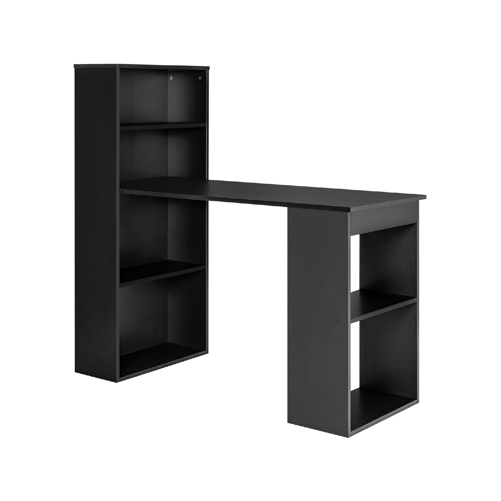 Costway Computer Desk Office Home w/Keyboard Tray, Black - Bunnings ...