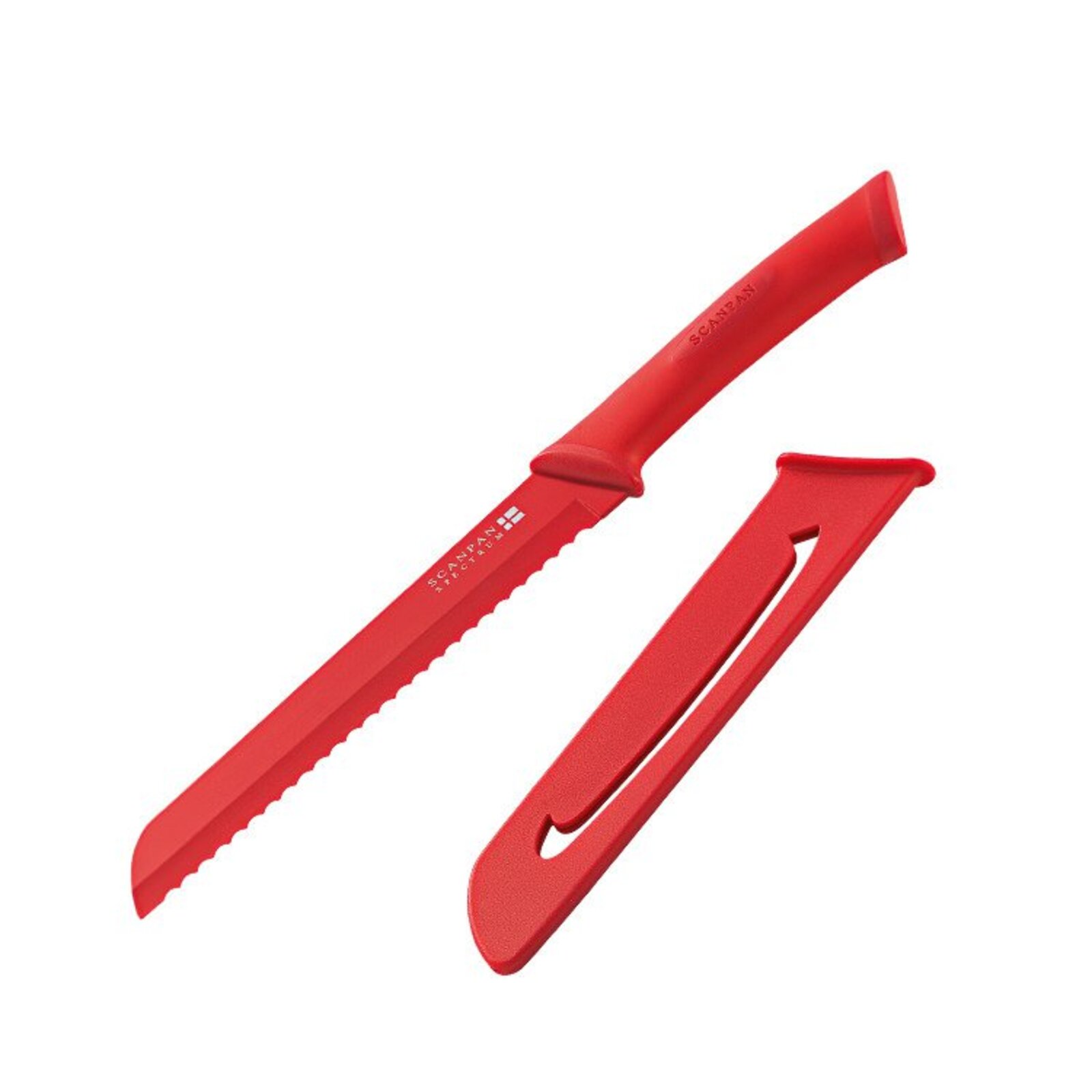 Scanpan Spectrum Soft Touch Bread Knife Red - Bunnings Australia