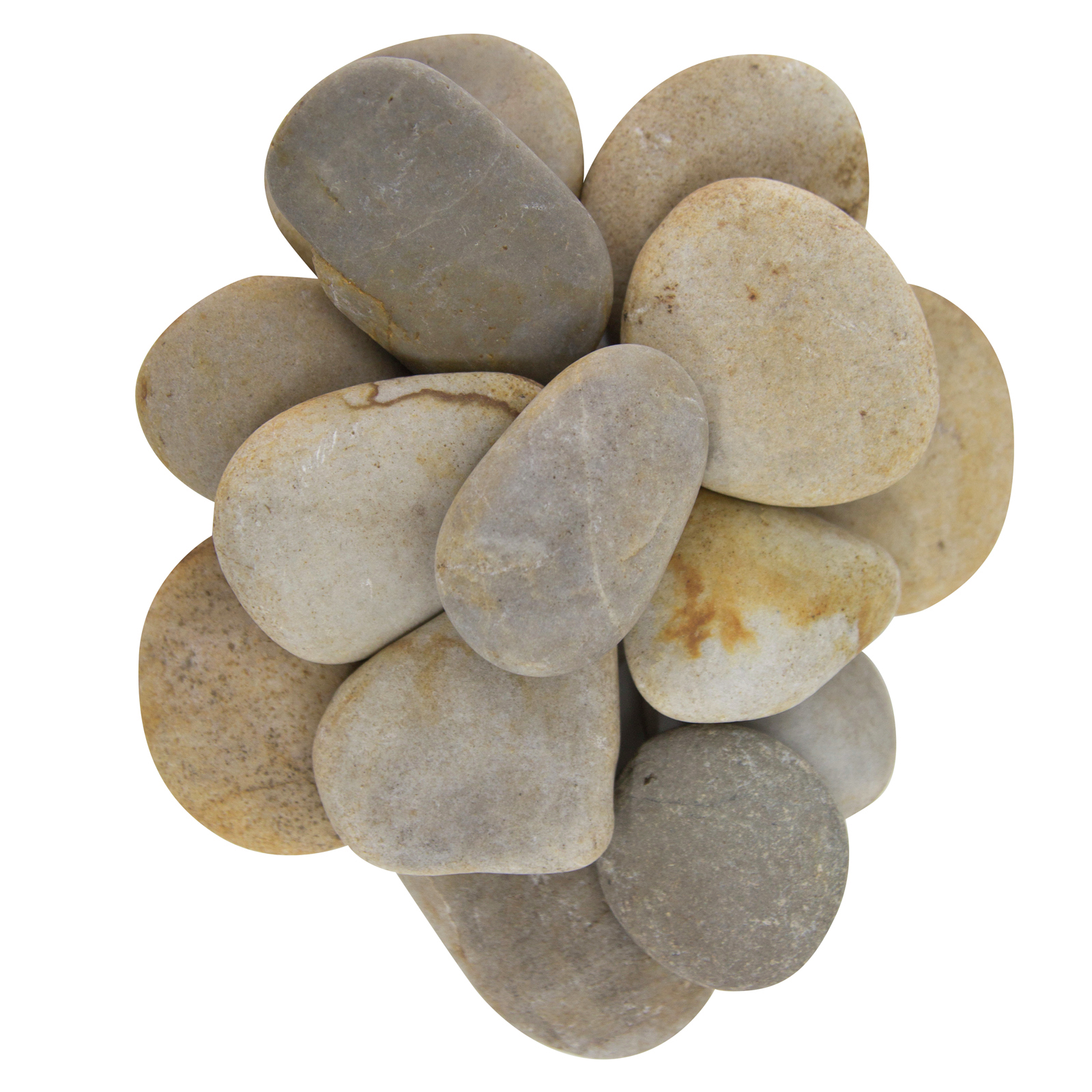 Tuscan Path 1.5kg 30 - 50mm Natural Stone White Pebbles - Bunnings ...