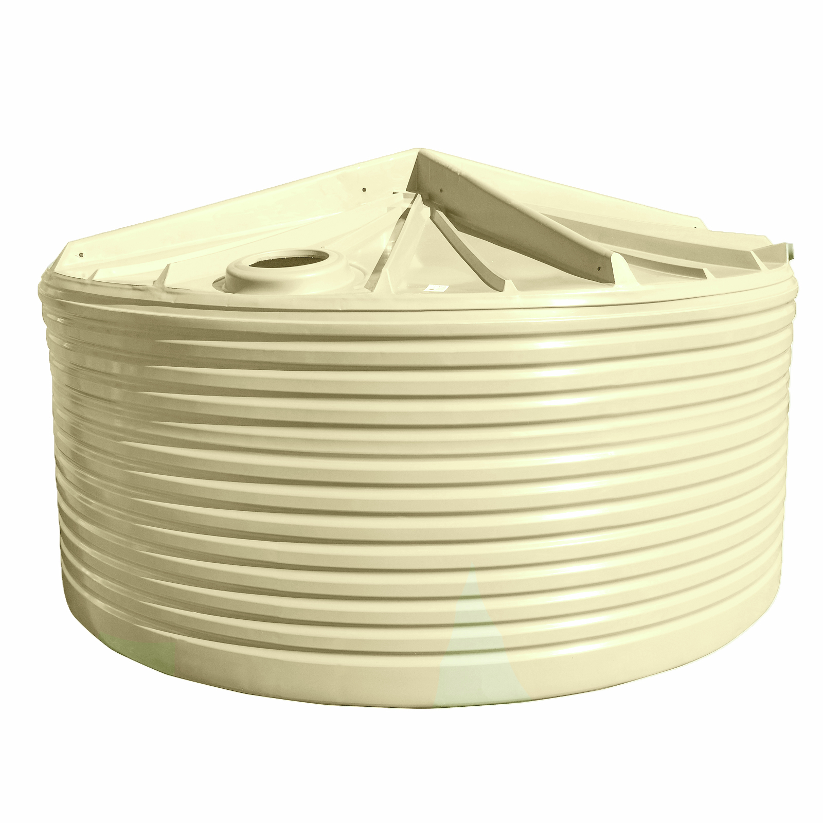 Clark Tanks 23600L Round Poly Water Tank - Smooth Cream - Bunnings ...