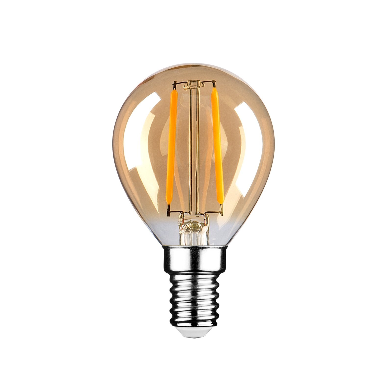 Luce Bella 2W 230lm Warm White Amber Fancy Round LED SES Globe ...