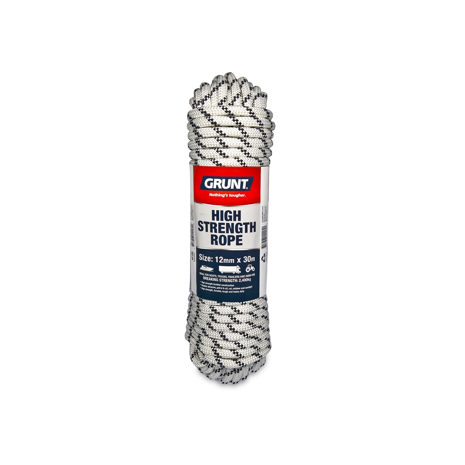 GRUNT 12mm x 30m High Strength Rope - Bunnings Australia