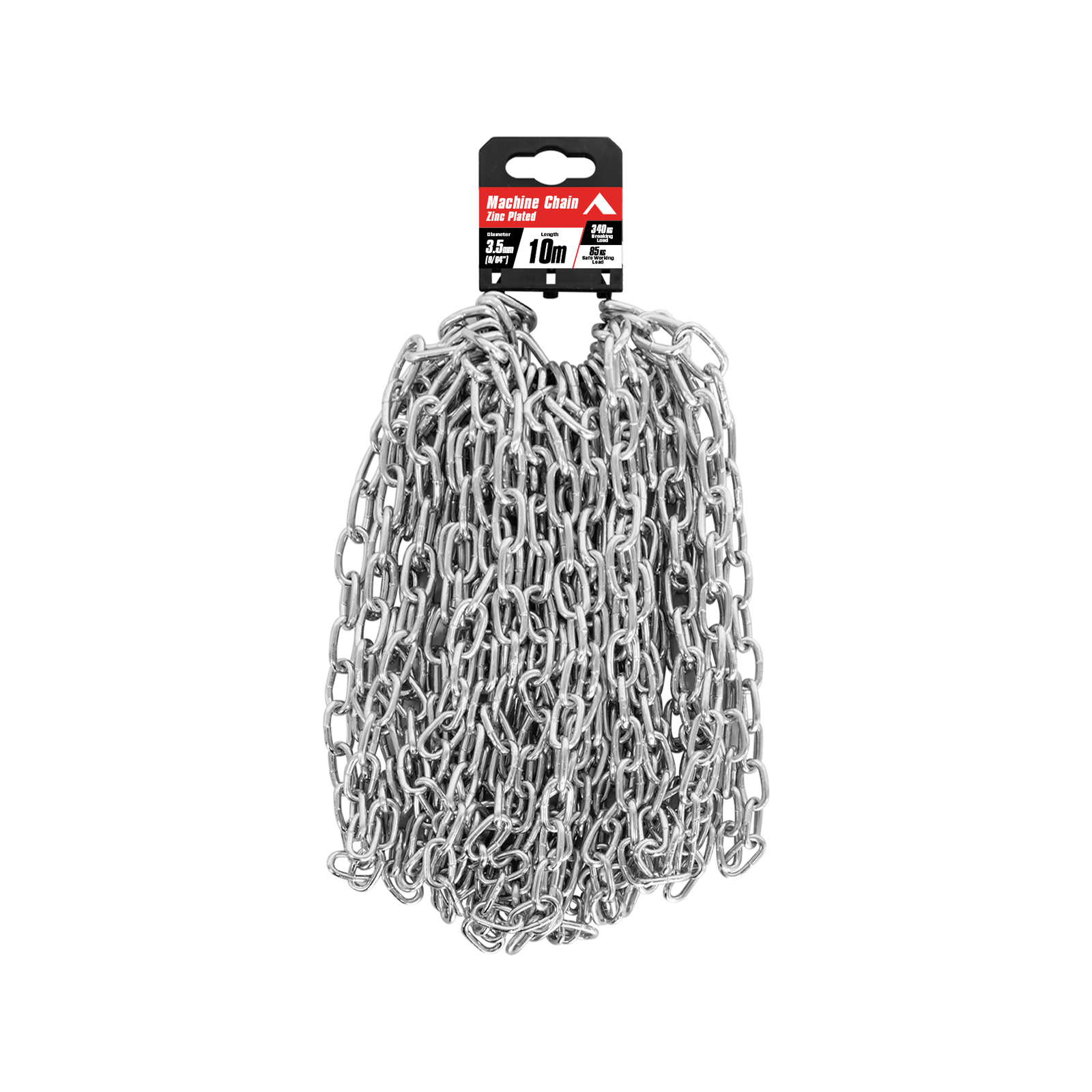 Pinnacle 3.5mm 9/64" x 10m Zinc Plated Machine Chain - Bunnings Australia