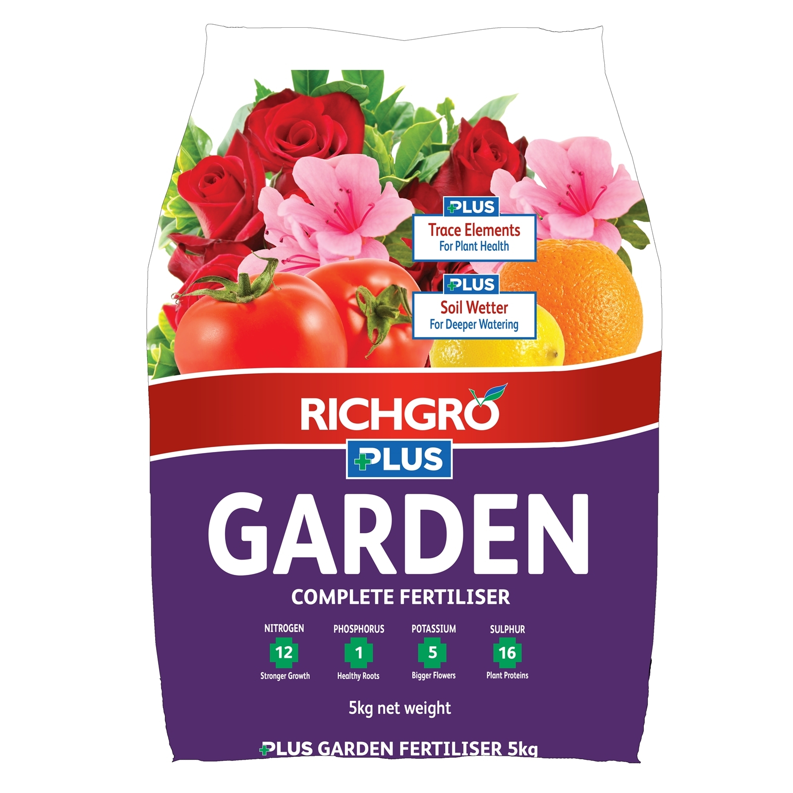 Richgro Plus 5kg Garden Complete Fertiliser - Bunnings Australia