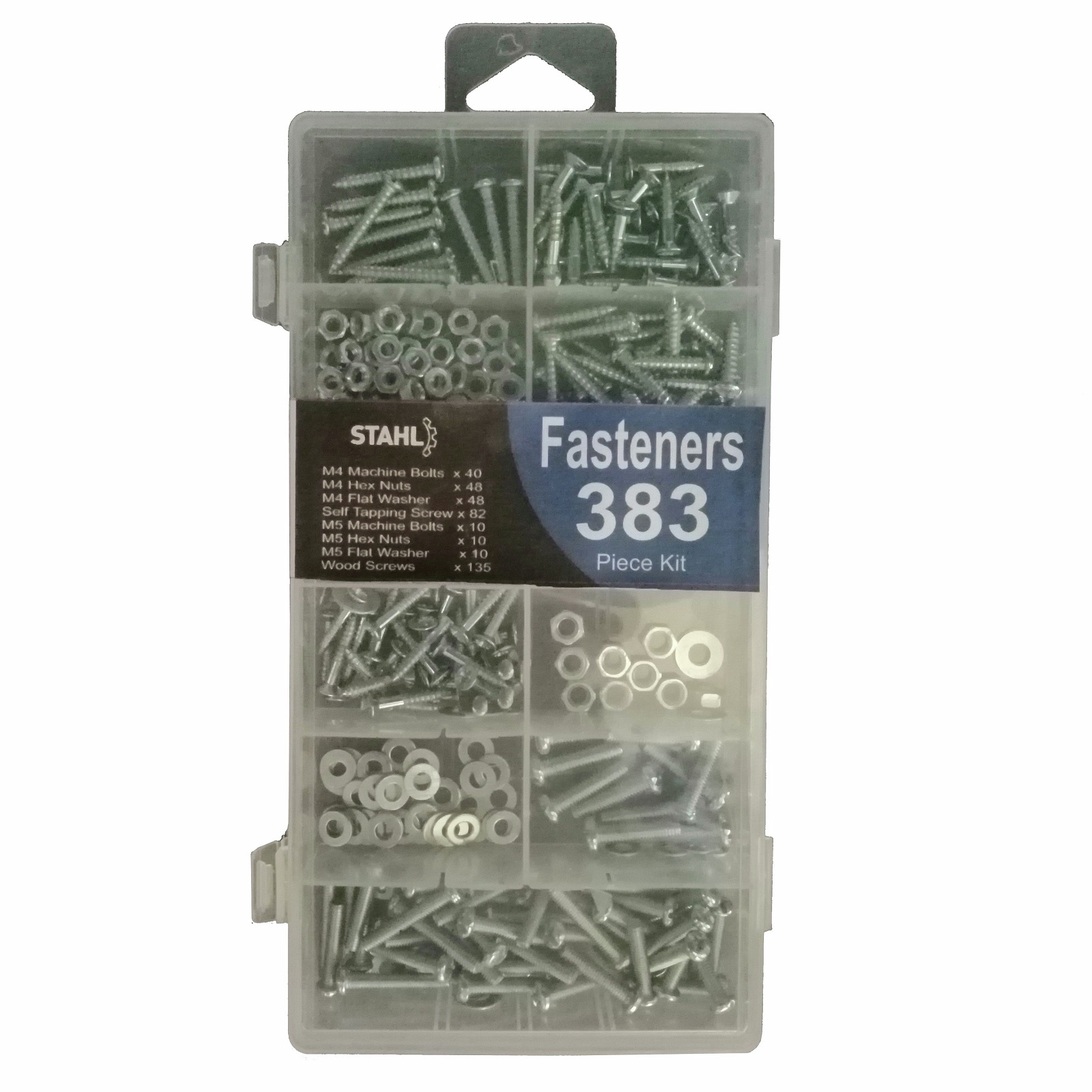 Stahl 383 Piece Assorted Fasteners Handy Kit - Bunnings Australia