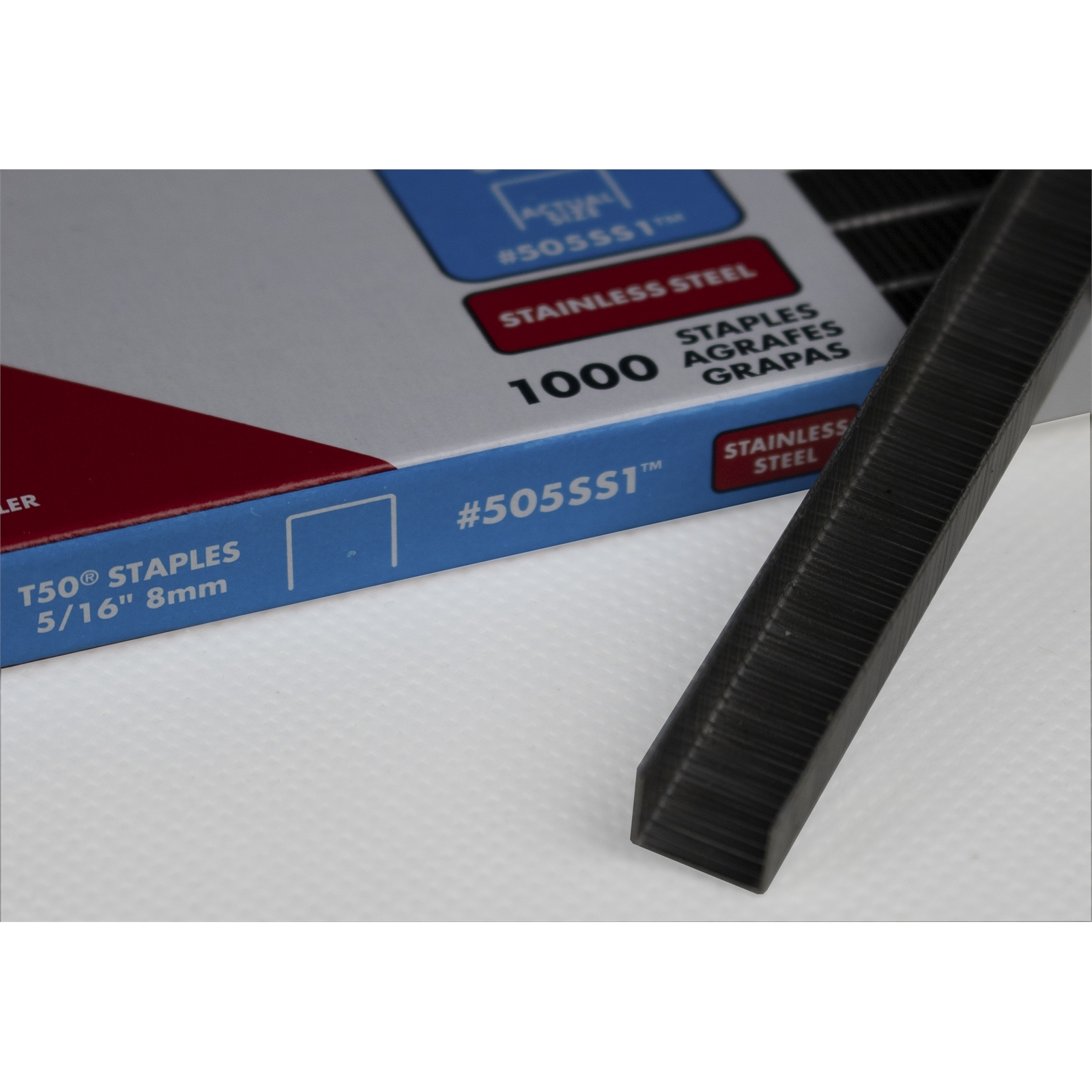 Arrow 8mm 5/16" Stainless Steel Staples - 1000 Pack - Bunnings Australia