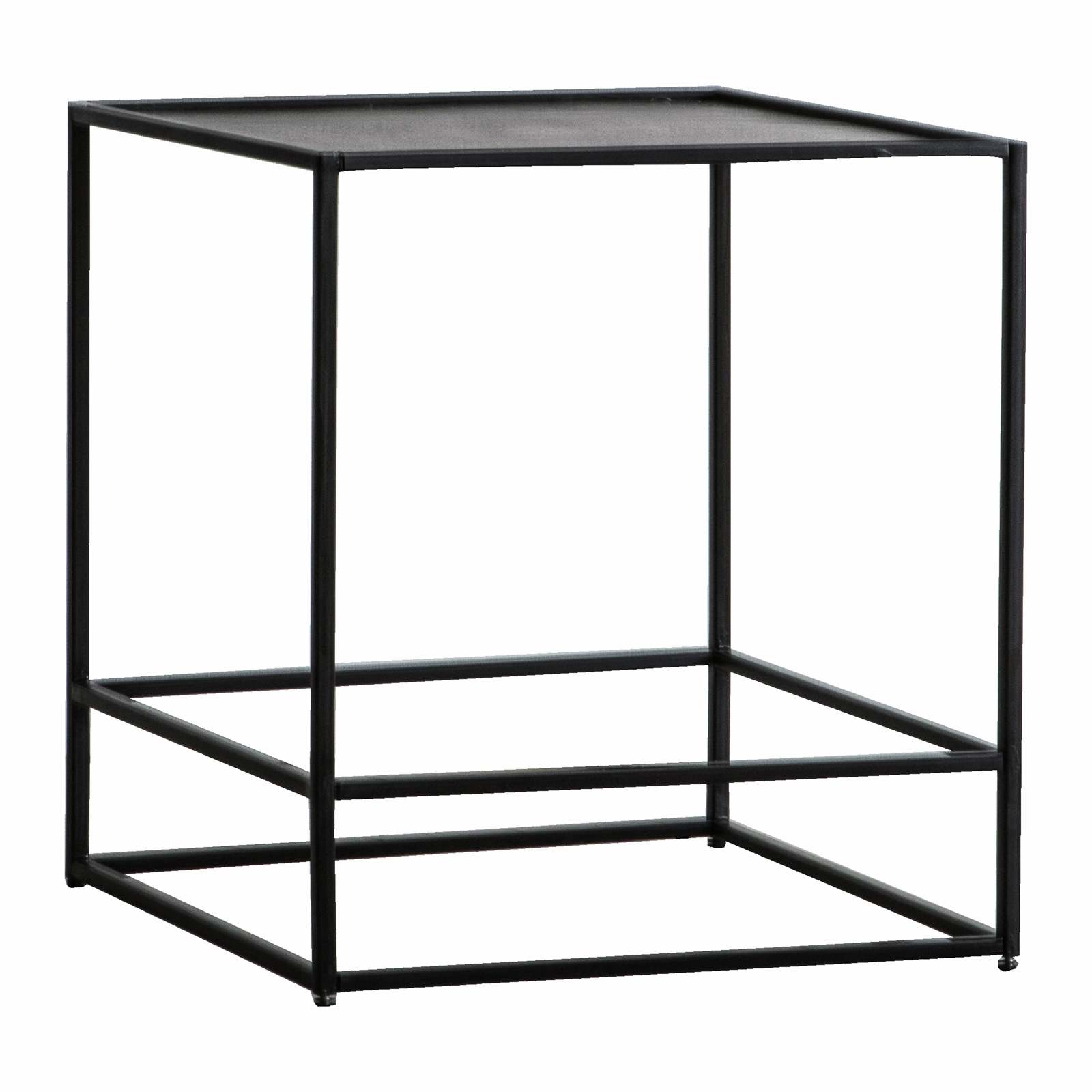 Lenox 460 x 460 x 500mm Antique Silver Side Table - Bunnings Australia