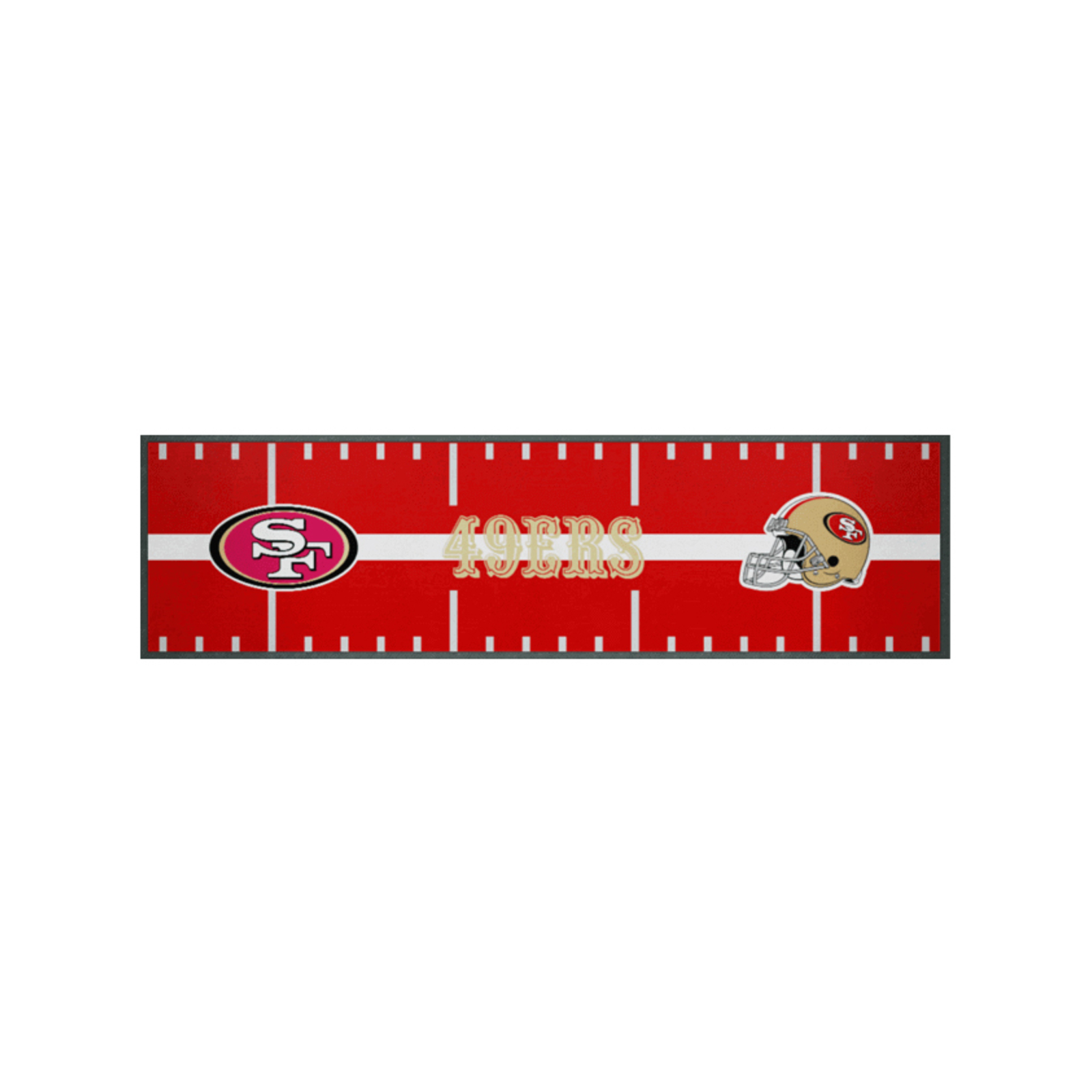 NFL San Francisco 49ers Bar Runner Counter Top Mat 89x24cm - Bunnings ...
