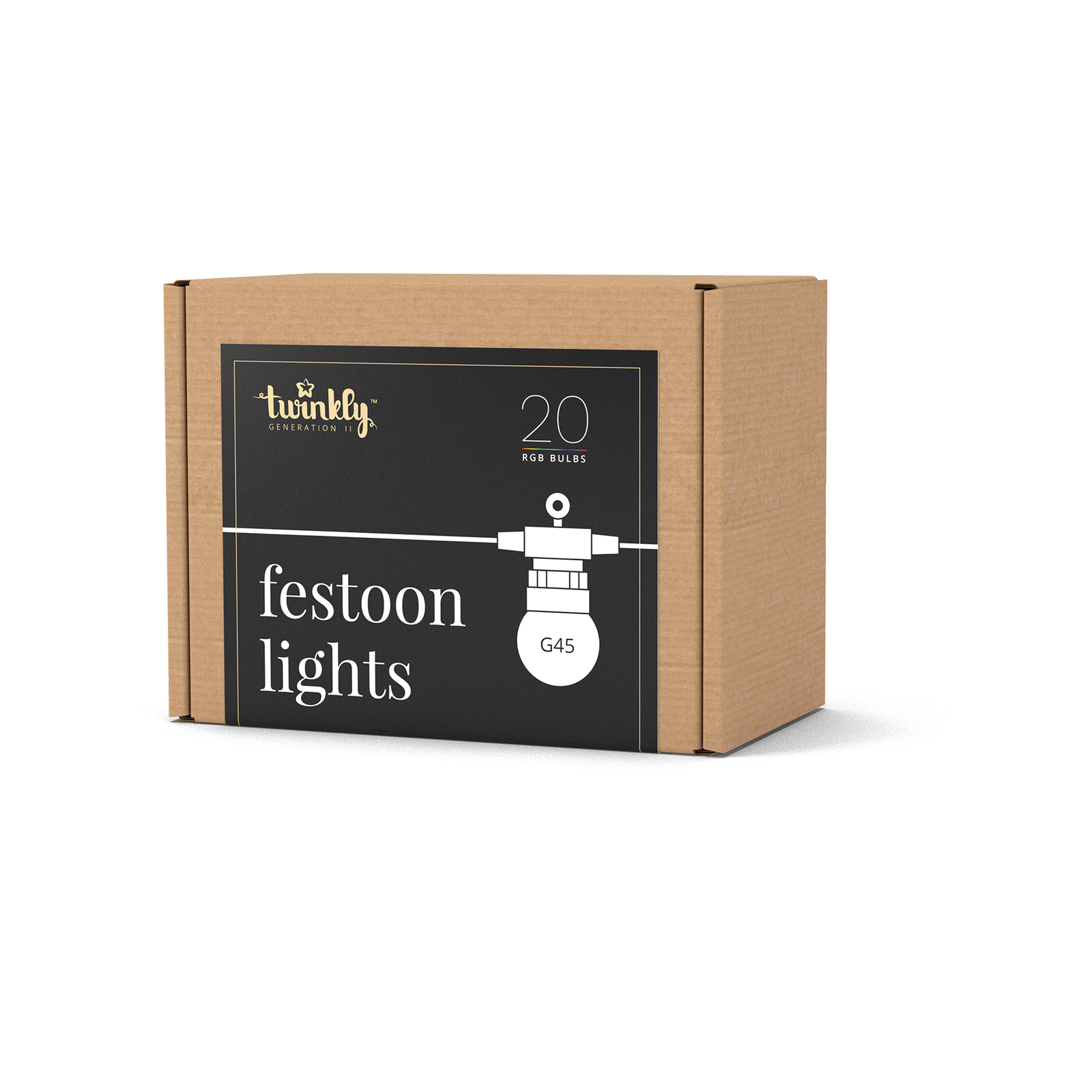 Twinkly 20 RGB Smart Festoon Lights - Bunnings Australia