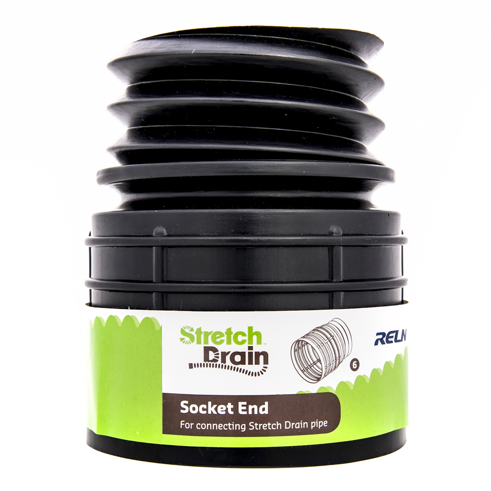 Reln 100mm Stretch Agi Pipe Socket - Bunnings Australia