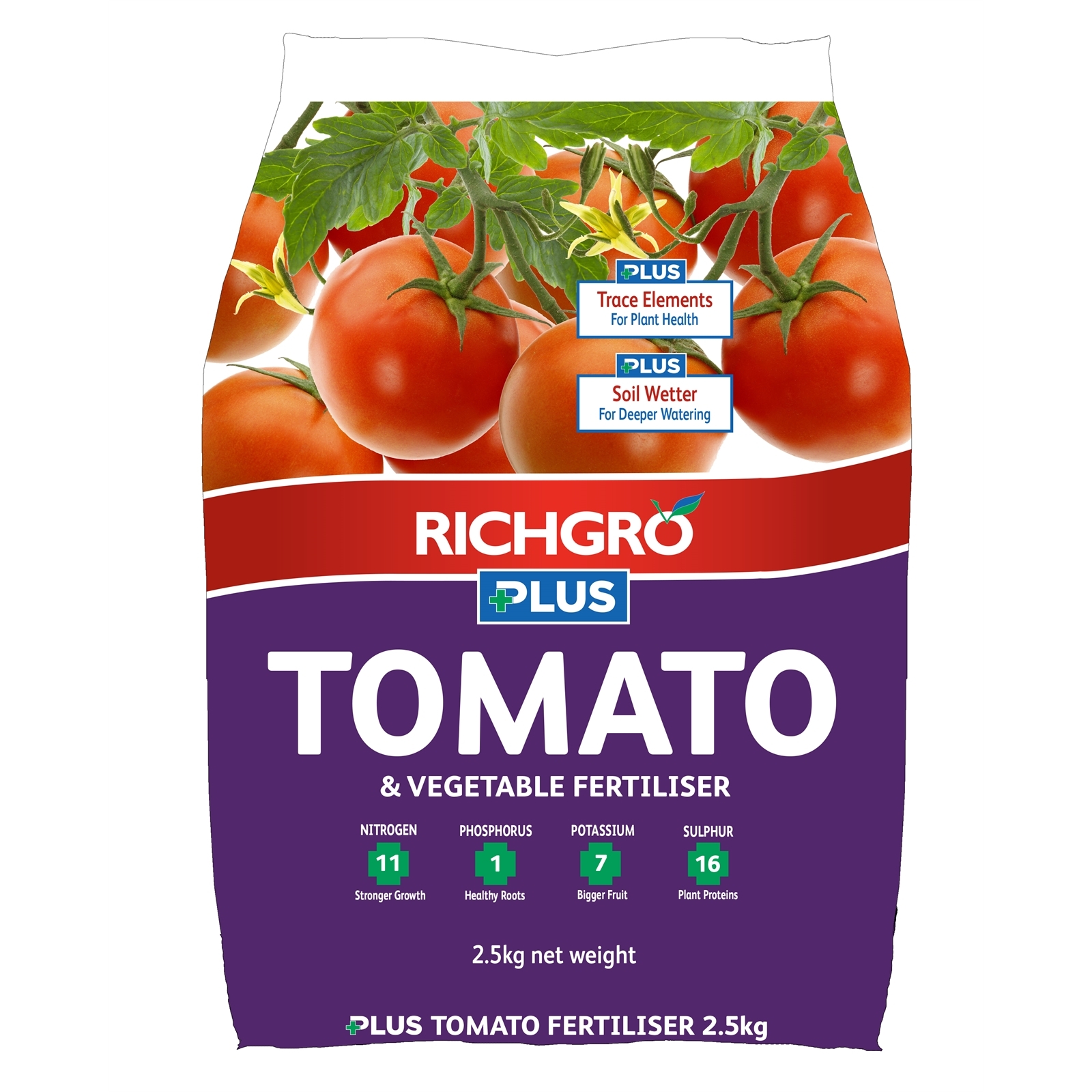 Richgro Plus 2.5kg Tomato And Vegetable Fertiliser - Bunnings Australia