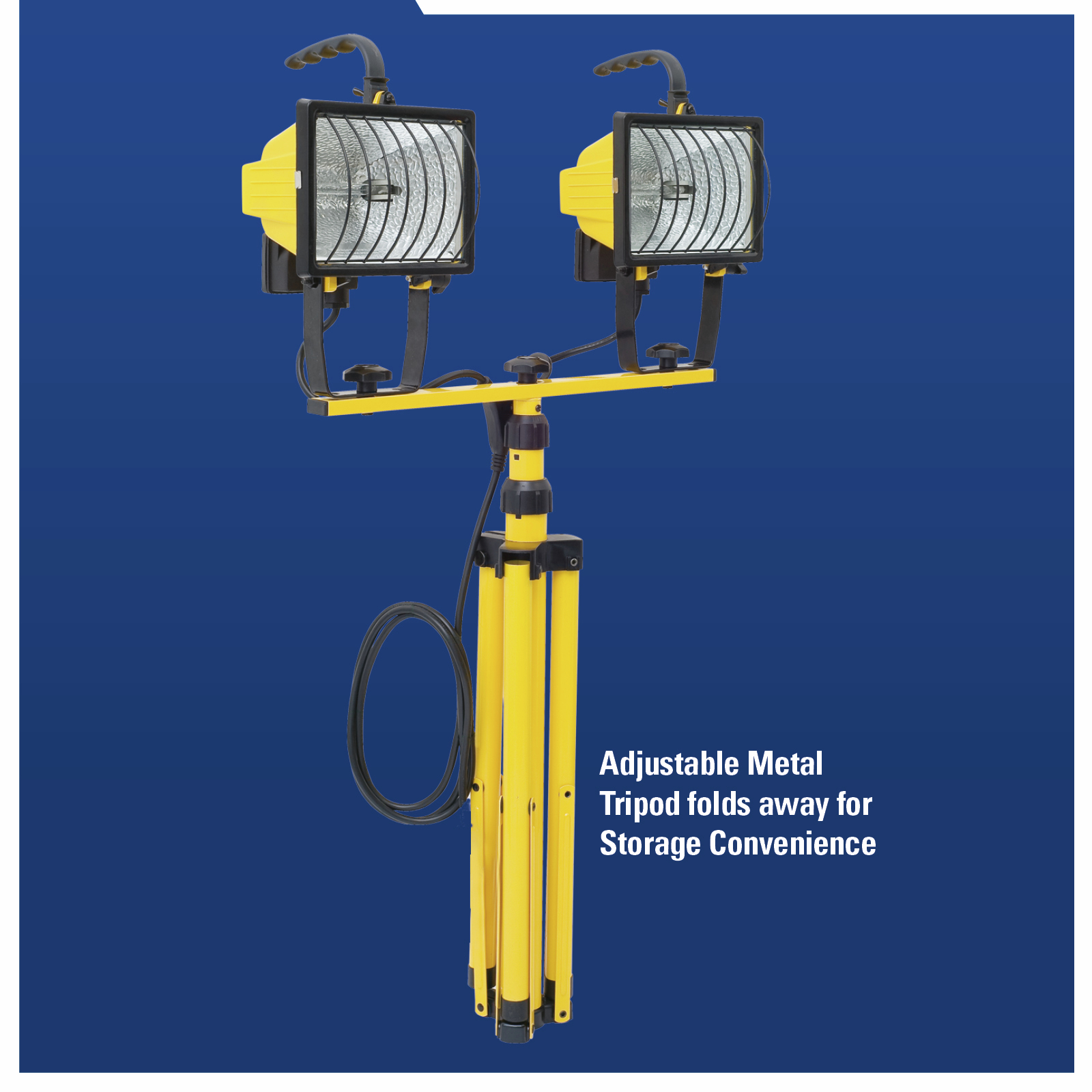 Arlec 1000W Halogen Worklight With Tripod - Bunnings Australia