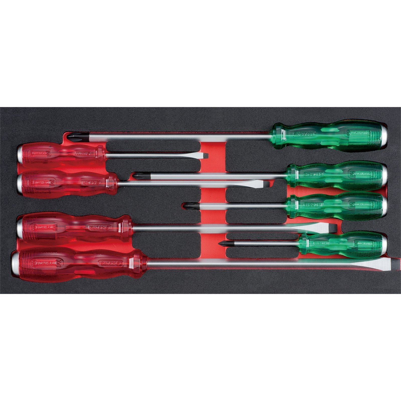 Sidchrome 8 Piece Thru-Tang Acetate Screwdriver Custom Kit Set ...