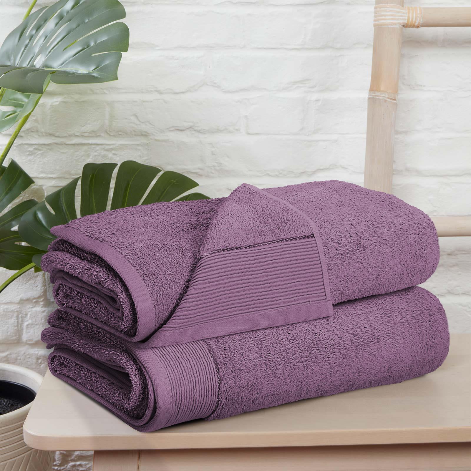 Pack Of 2 Pcs Bath Towel – Lavender - Bunnings Australia