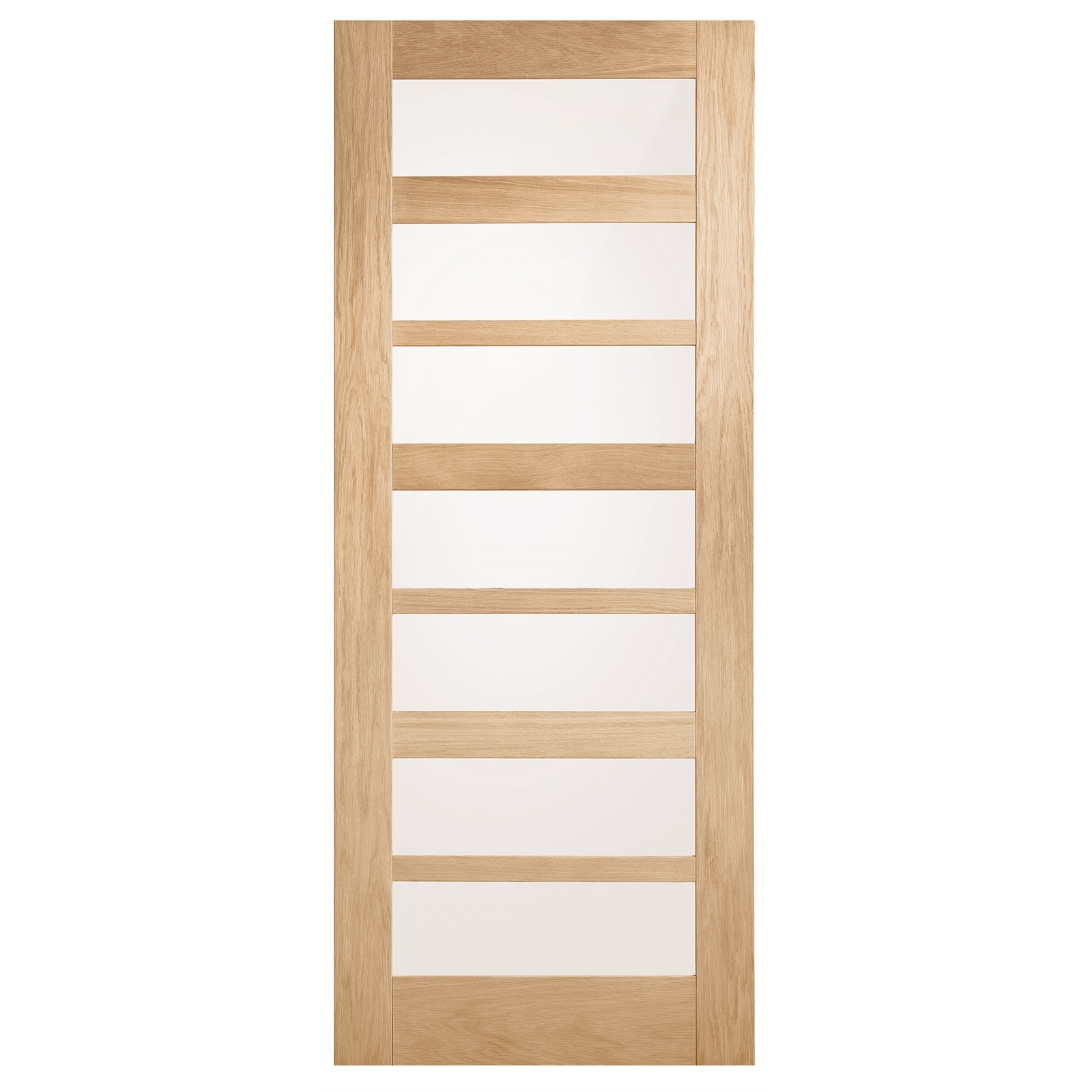 Corinthian Moda Translucent Glass White Oak Internal Door AMODG11 ...