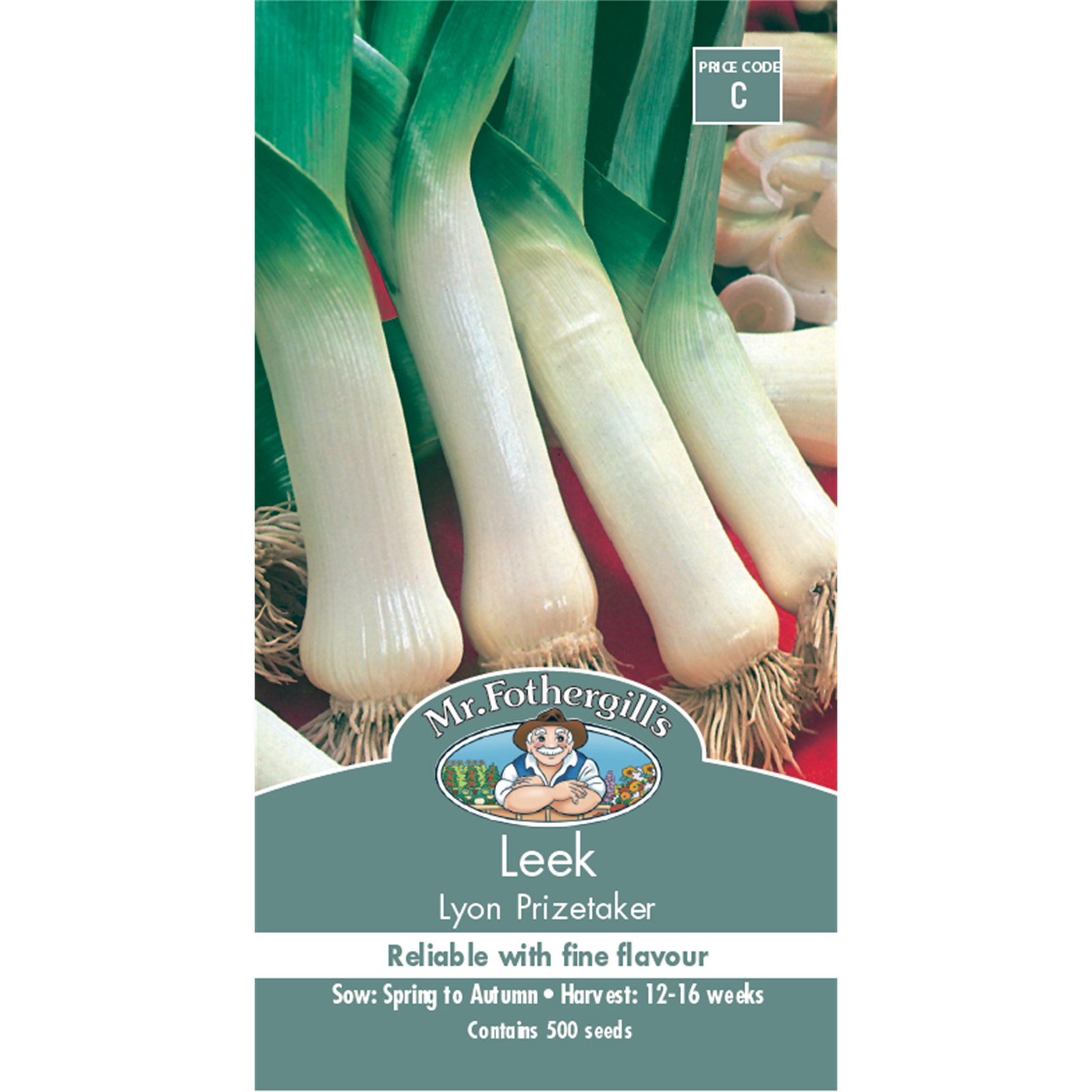 Mr Fothergill's Leek Lyon Prizetaker Seeds - Bunnings New Zealand