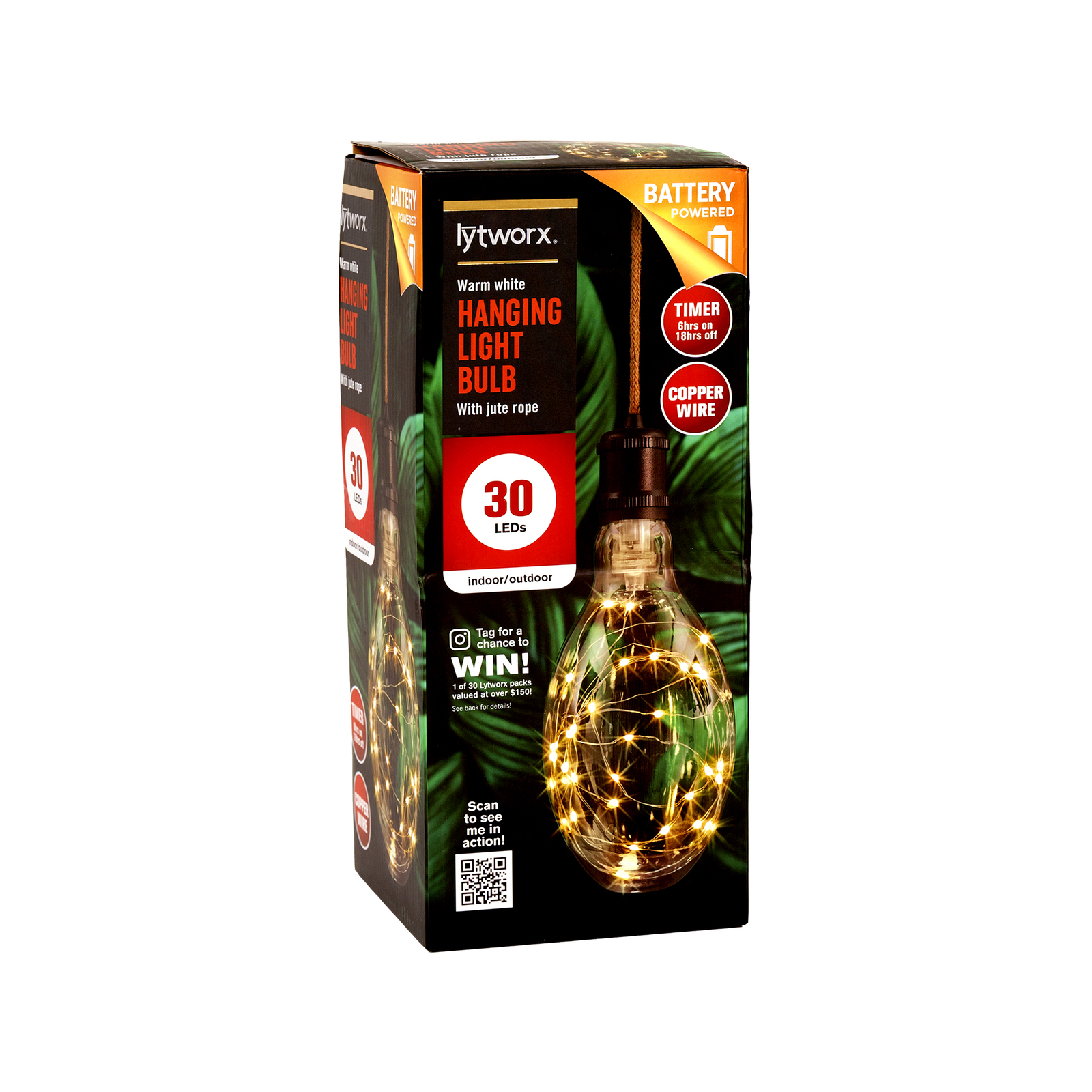 Lytworx 30 LED Warm White Hanging Light Bulb - Bunnings Australia