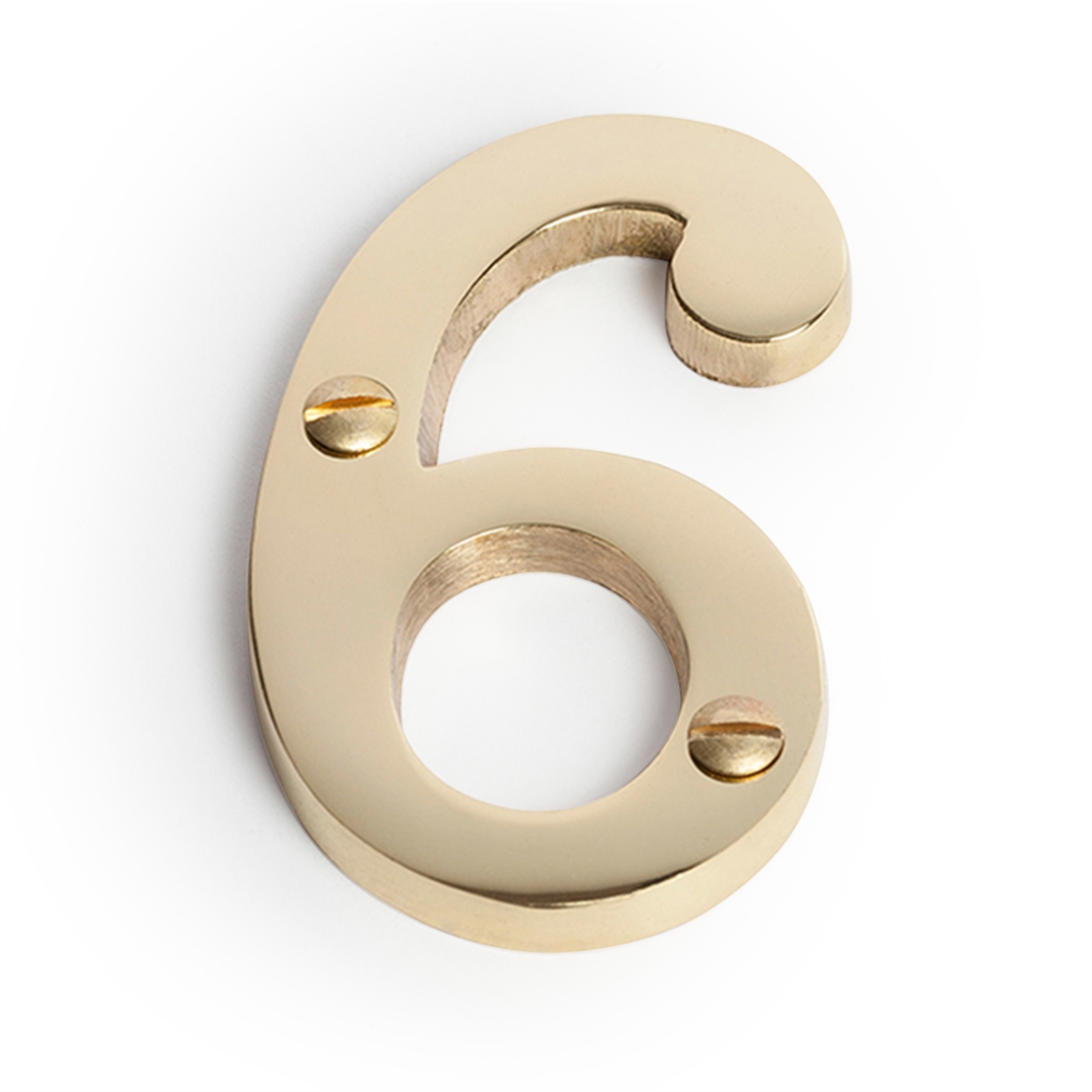 Sandleford 75mm Brass House Number 6 - Bunnings Australia