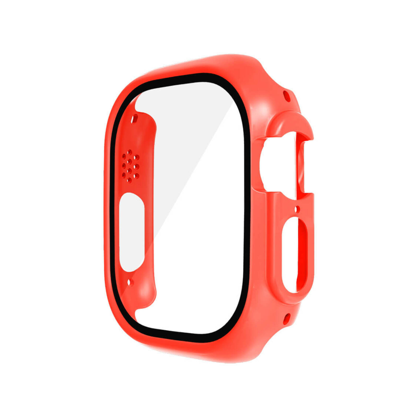 Apple Watch Full Glass Cover Watch Case 45MM Red - Bunnings Australia