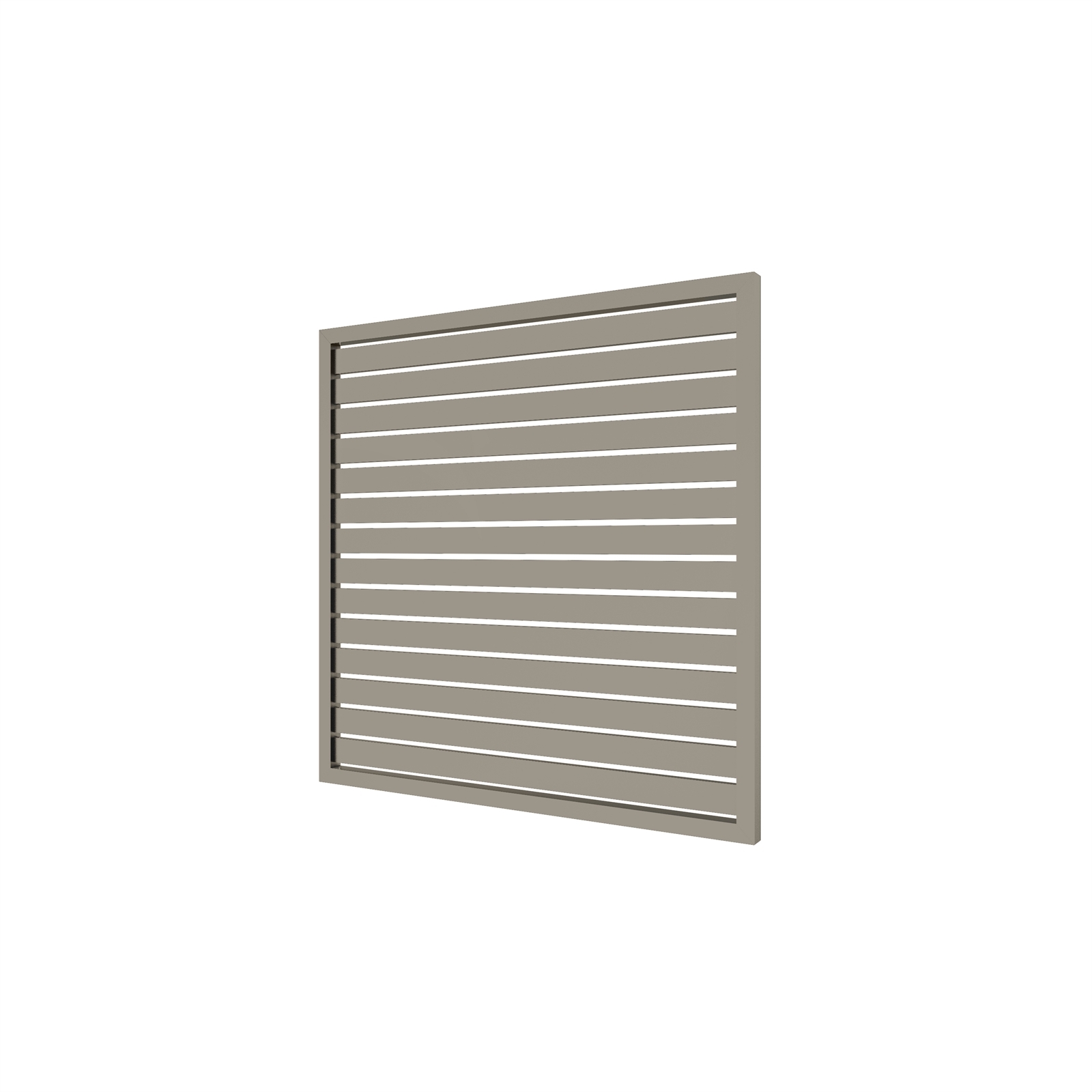 Protector Aluminium 1200 x 1200mm Welded 65 x 16mm Slat Panel - Dune ...