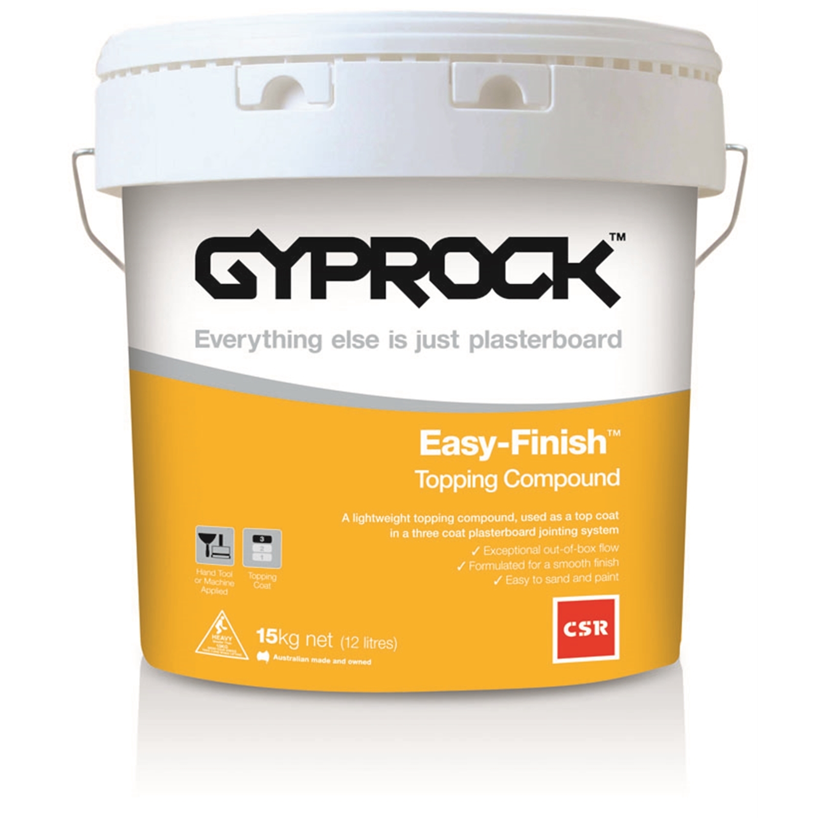 Gyprock CSR 15kg Easy-Finish Topping Compound - Bunnings Australia