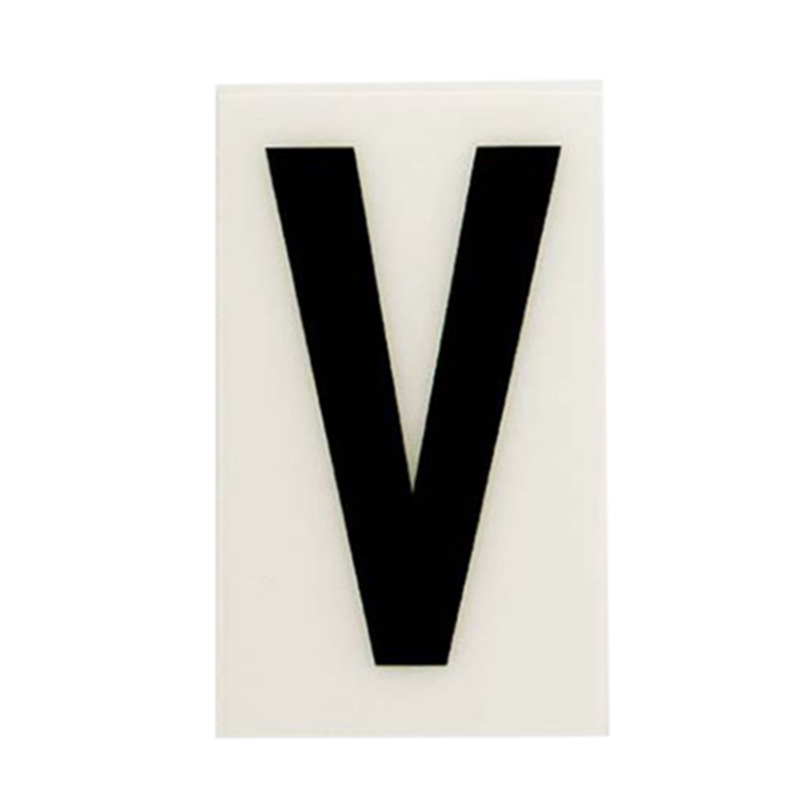 Sandleford 60mm White Self Adhesive House Letter V - Bunnings Australia