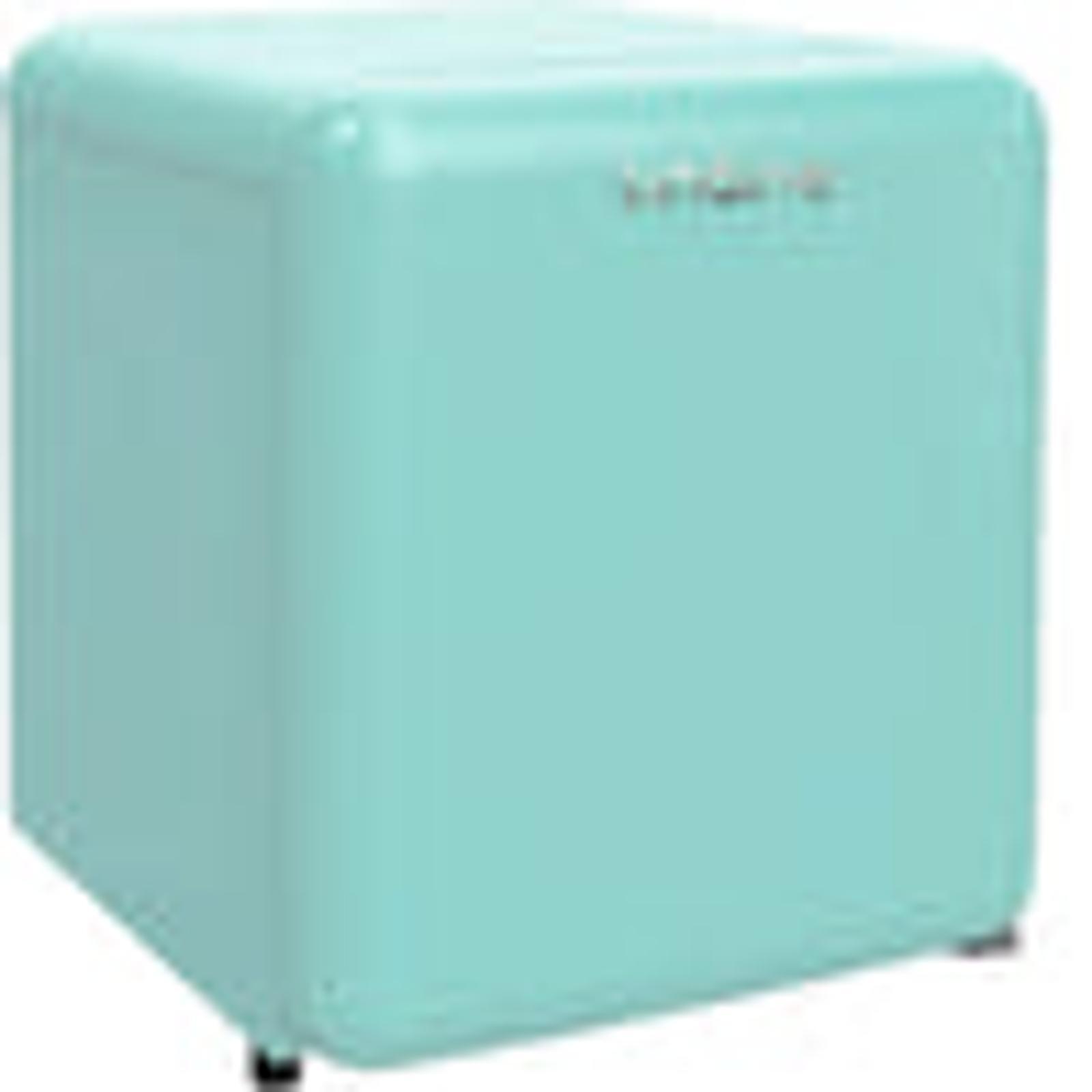Chatel 48L Green Retro Mini Fridge with Built-In Freezer Compartment ...