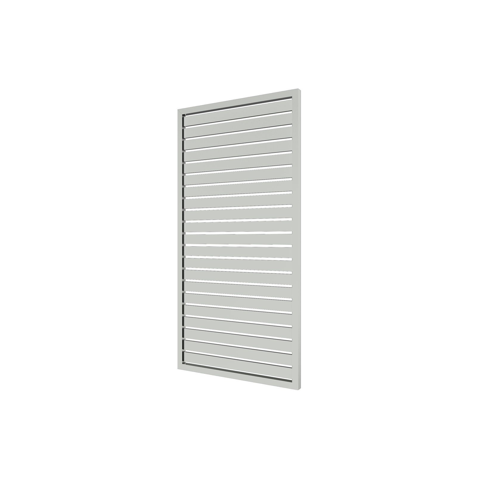 Protector Aluminium 900 x 1800mm Welded 65 x 16mm Slat Panel - Shale ...