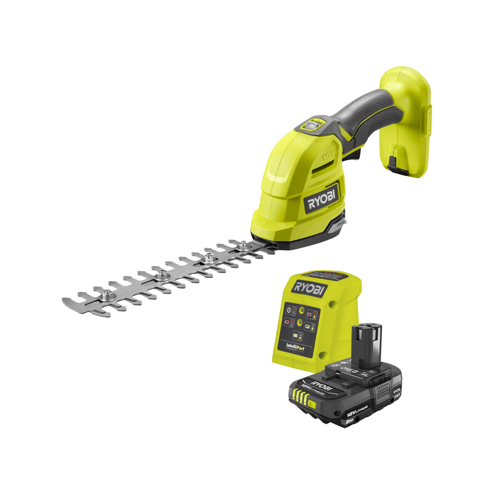 Ryobi 18V ONE+ Hedge & Grass Shears 2.0Ah Kit R18HTR132 - Bunnings ...