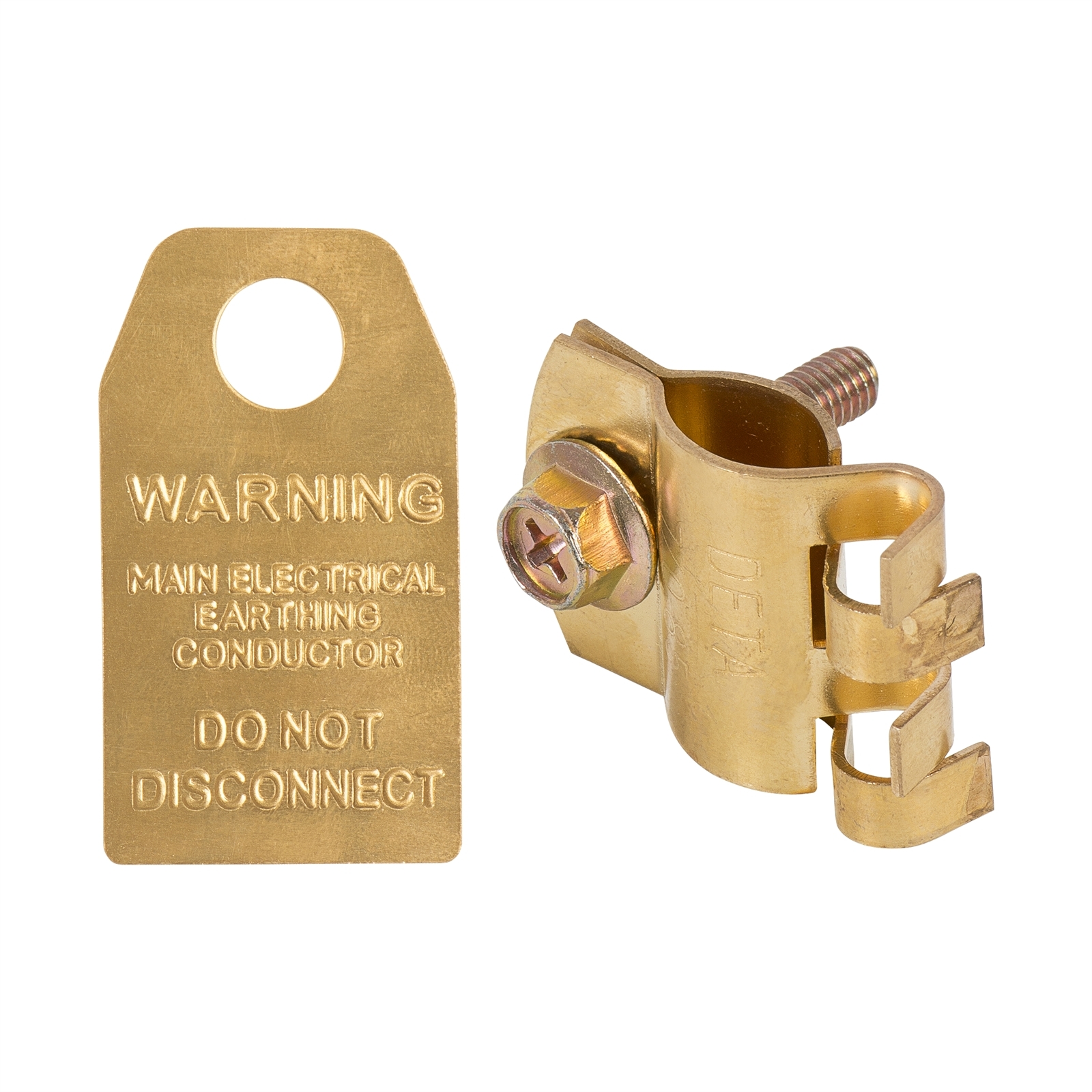 DETA Earth Clamp And Warning Tag - Bunnings Australia