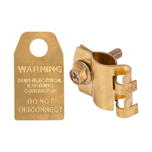 DETA Earth Clamp And Warning Tag - Bunnings Australia
