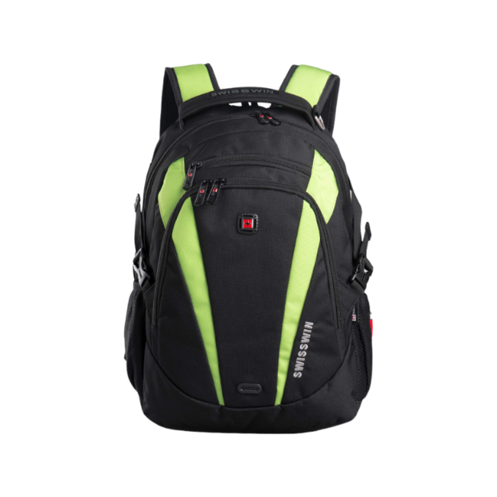 SWISSWIN Swiss waterproof 14" laptop School Travel Backpack - Green ...