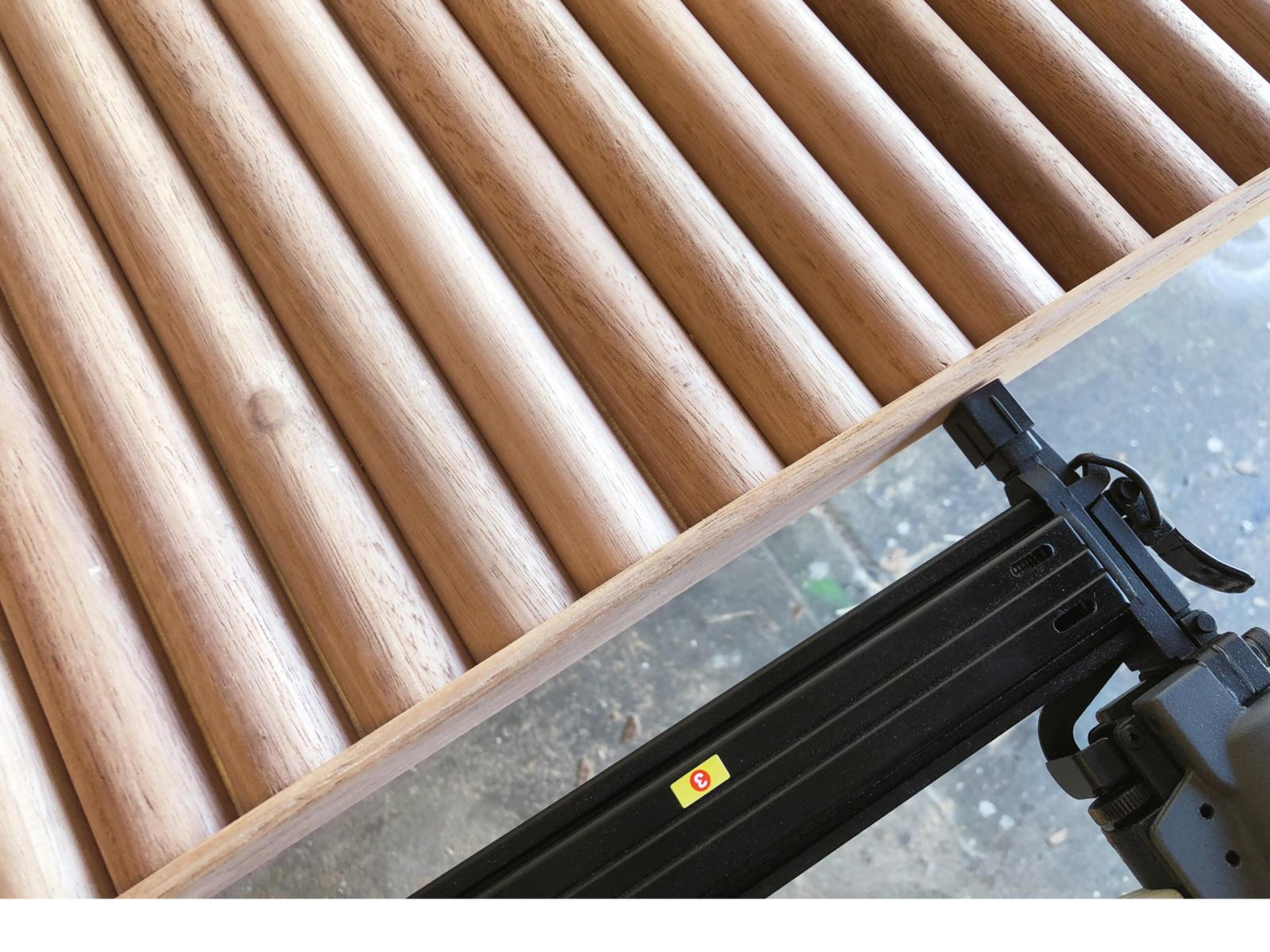 How To Make A Dowel Feature Wall - Bunnings Australia