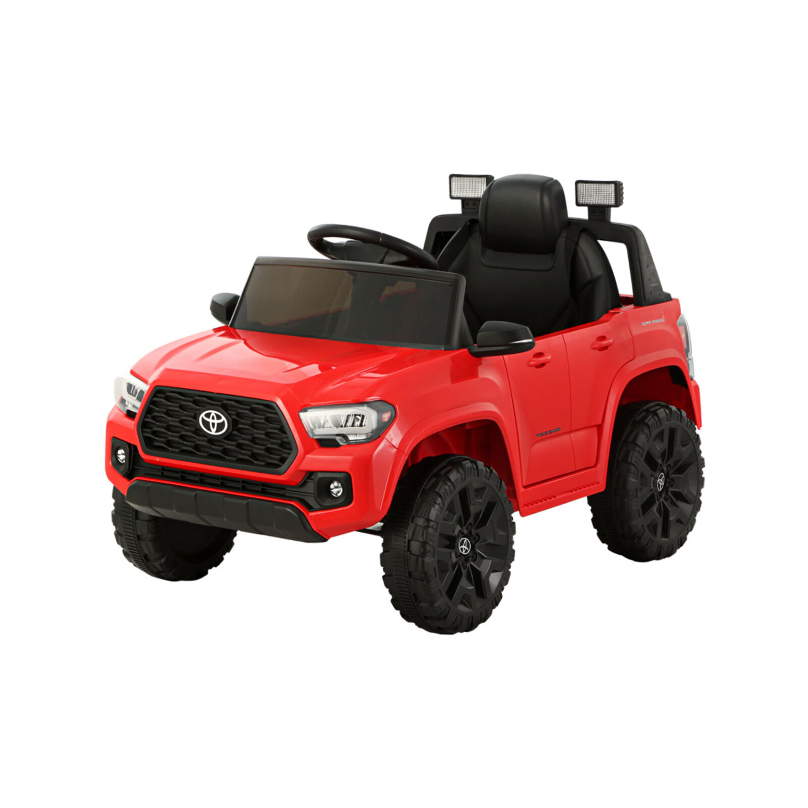Toyota Ride On Car Kids Electric Off Road Tacoma Jeep Red - Bunnings ...