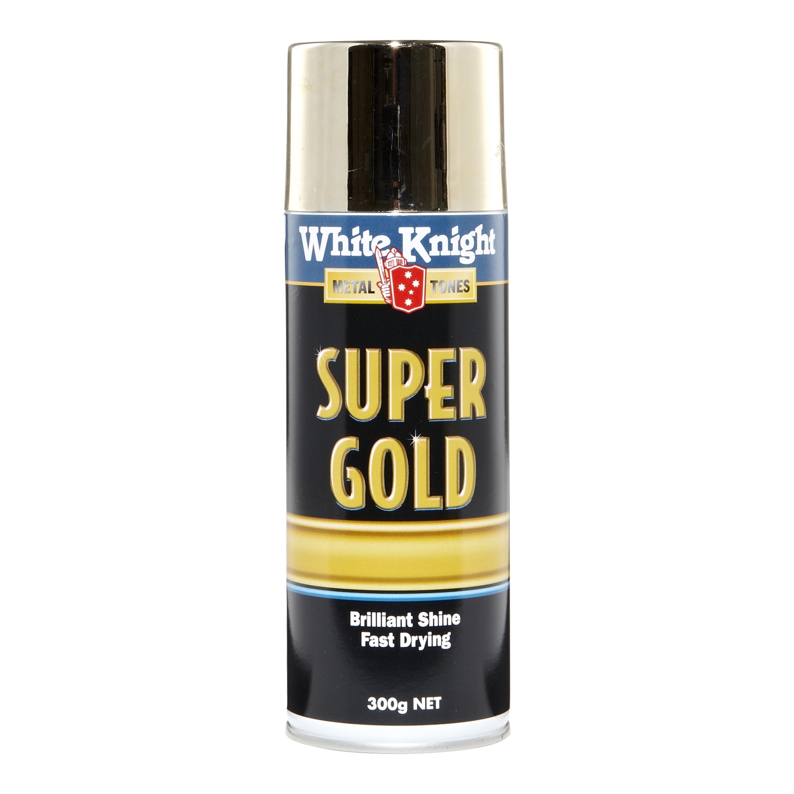 White Knight 300g Super Gold Spray Paint - Bunnings Australia