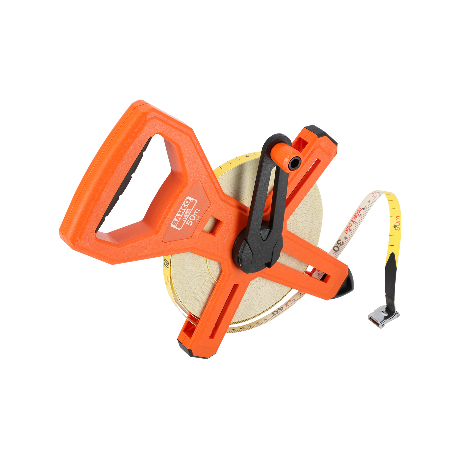 Bahco 50m Metric Long Measuring Tape With Nylon Coated Blade And Open ...