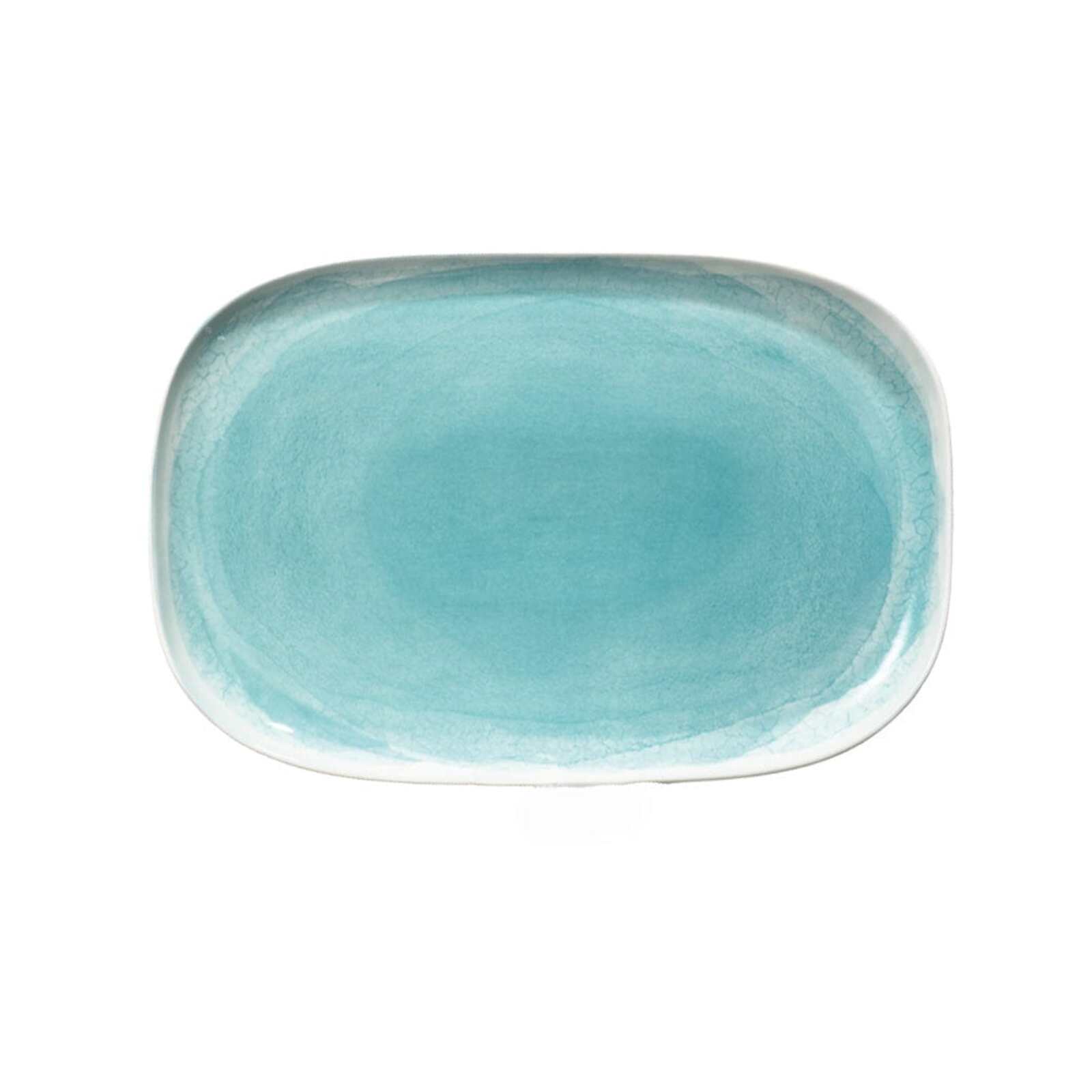 Ambrosia Bree Rectangular Platter 33cm Teal - Bunnings Australia