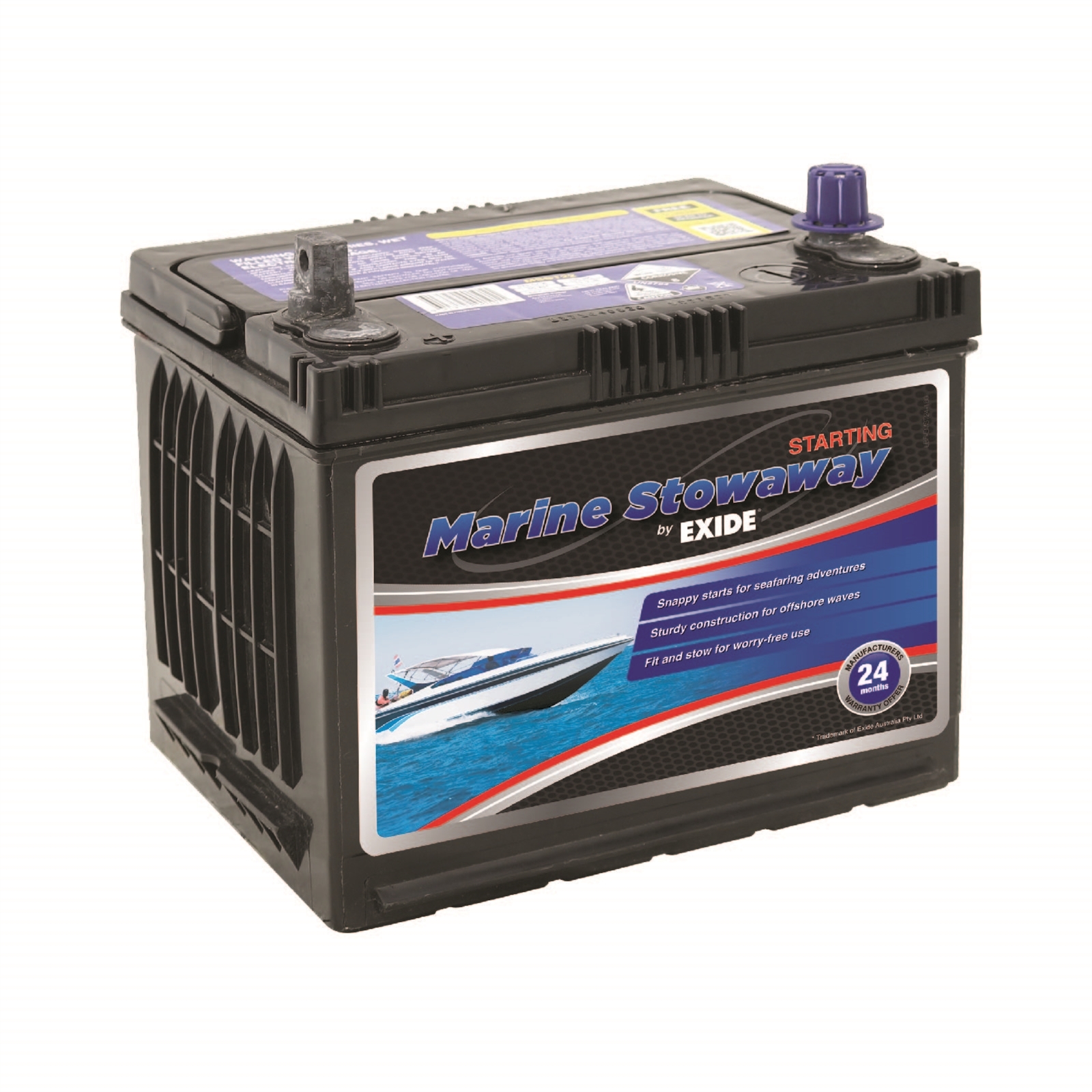 Exide StowAway MSST22 Marine Battery - Bunnings Australia