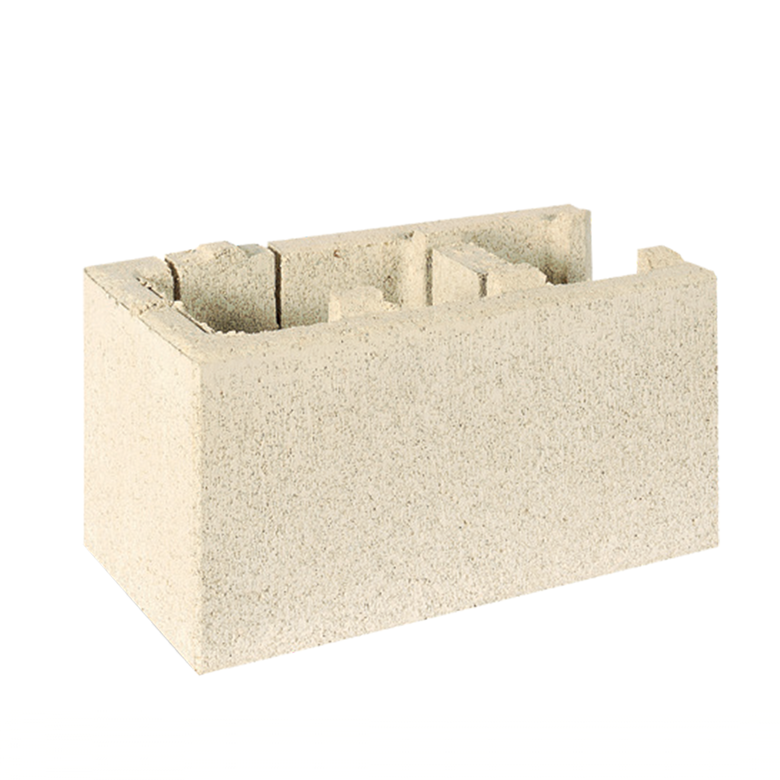 Adbri Masonry 390 x 200 x 190mm Cream Versasmooth Right Corner Block ...